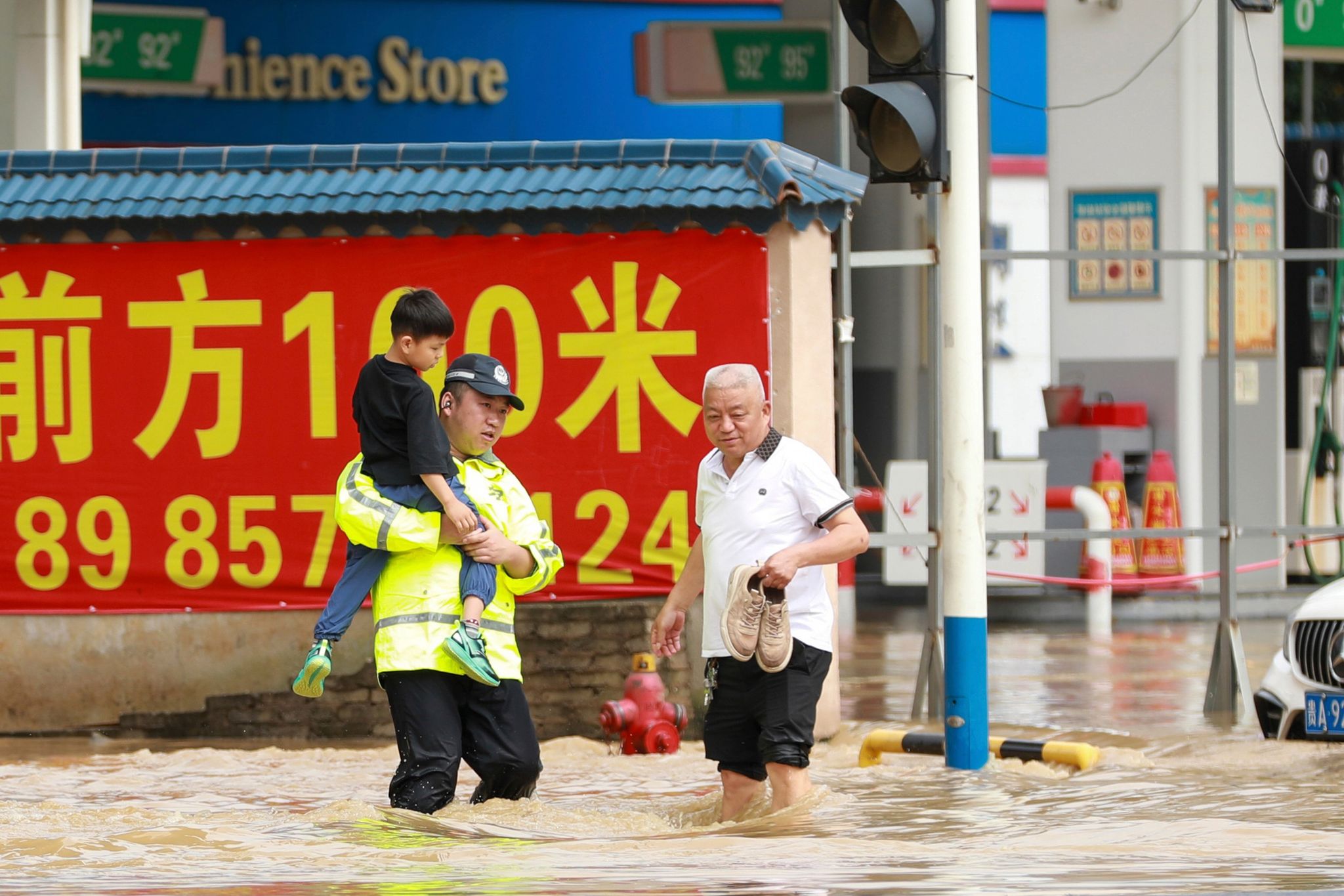 Torrential rain and floods batter China, killing at least 12 and ...