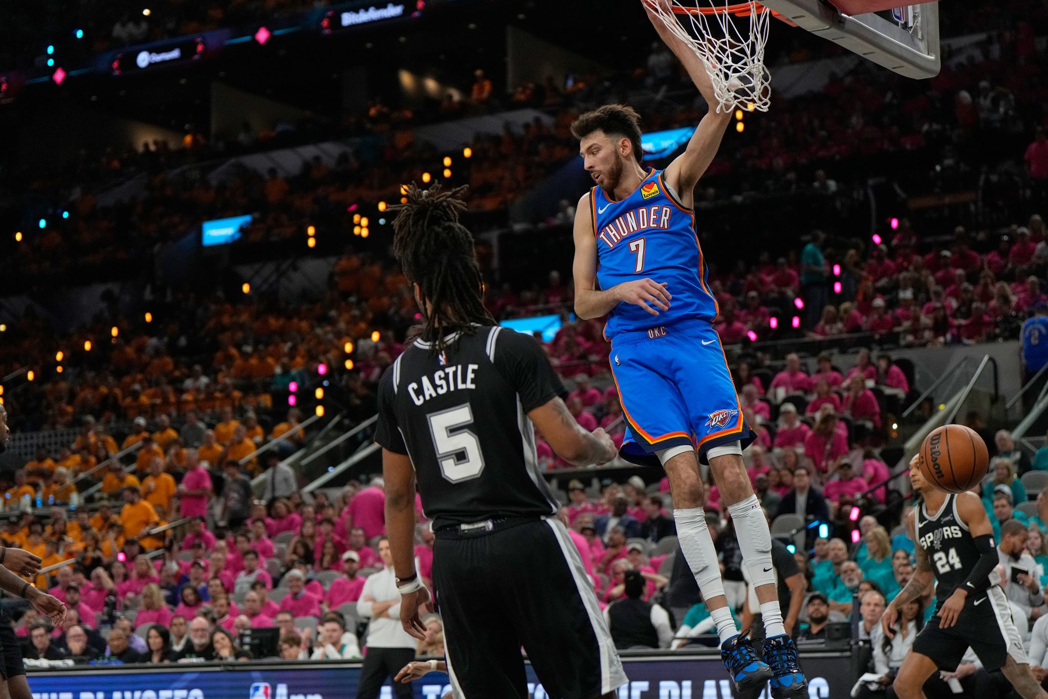 Gilgeous-Alexander, bench propel Thunder past Spurs 123-108 after ...