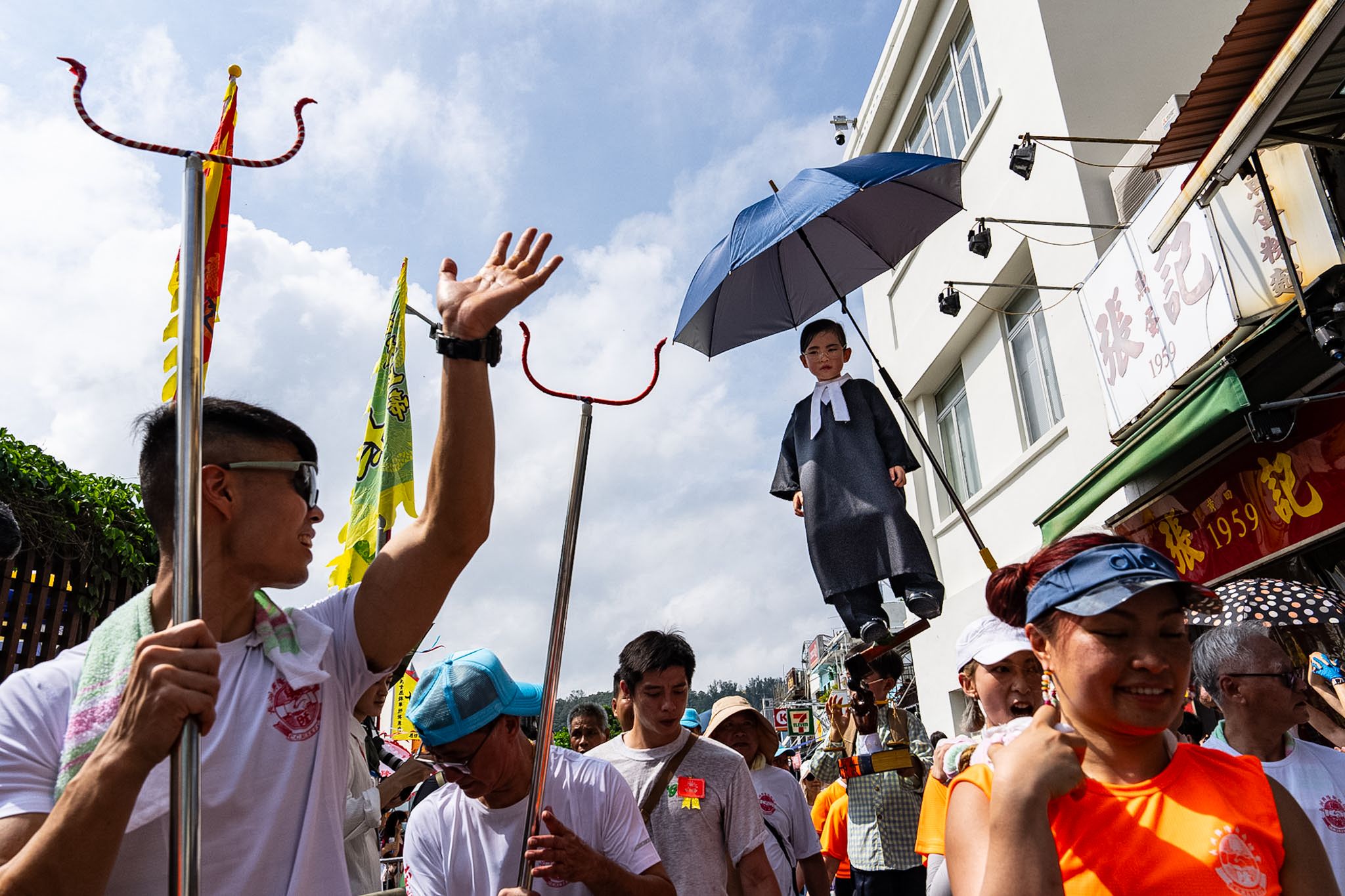Photos from Hong Kong's iconic bun festival