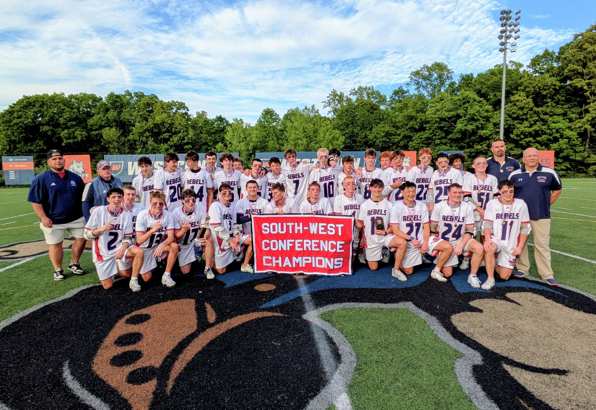 New Fairfield boys lacrosse defeated Weston to defend its SWC title