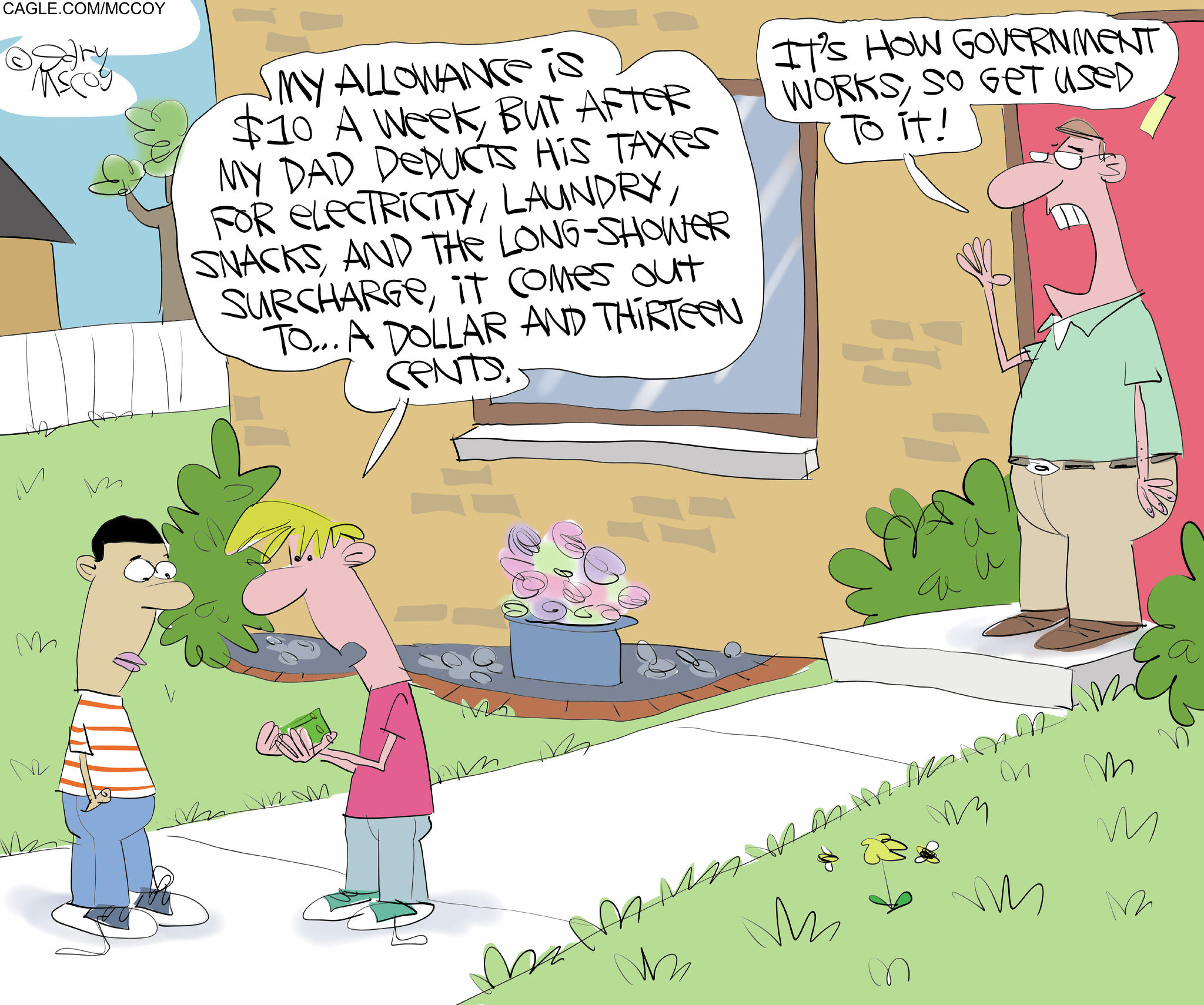 Opinion cartoon: Life lessons