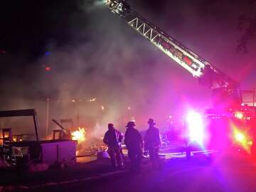 Crews fought Stafford garage fire on Diamond Ledge Road, official says