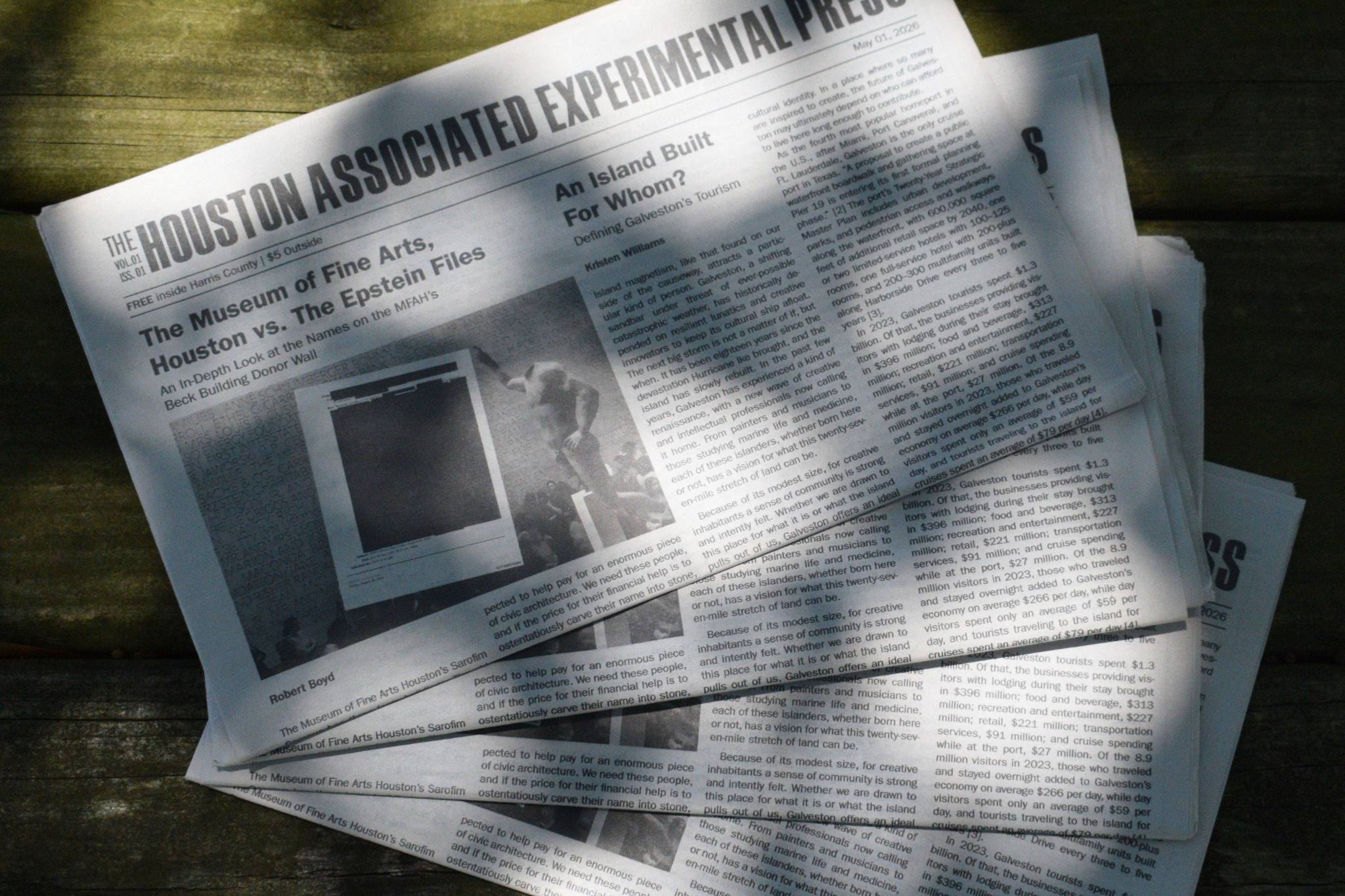 These Houston artists want you to get lost in their new newspaper