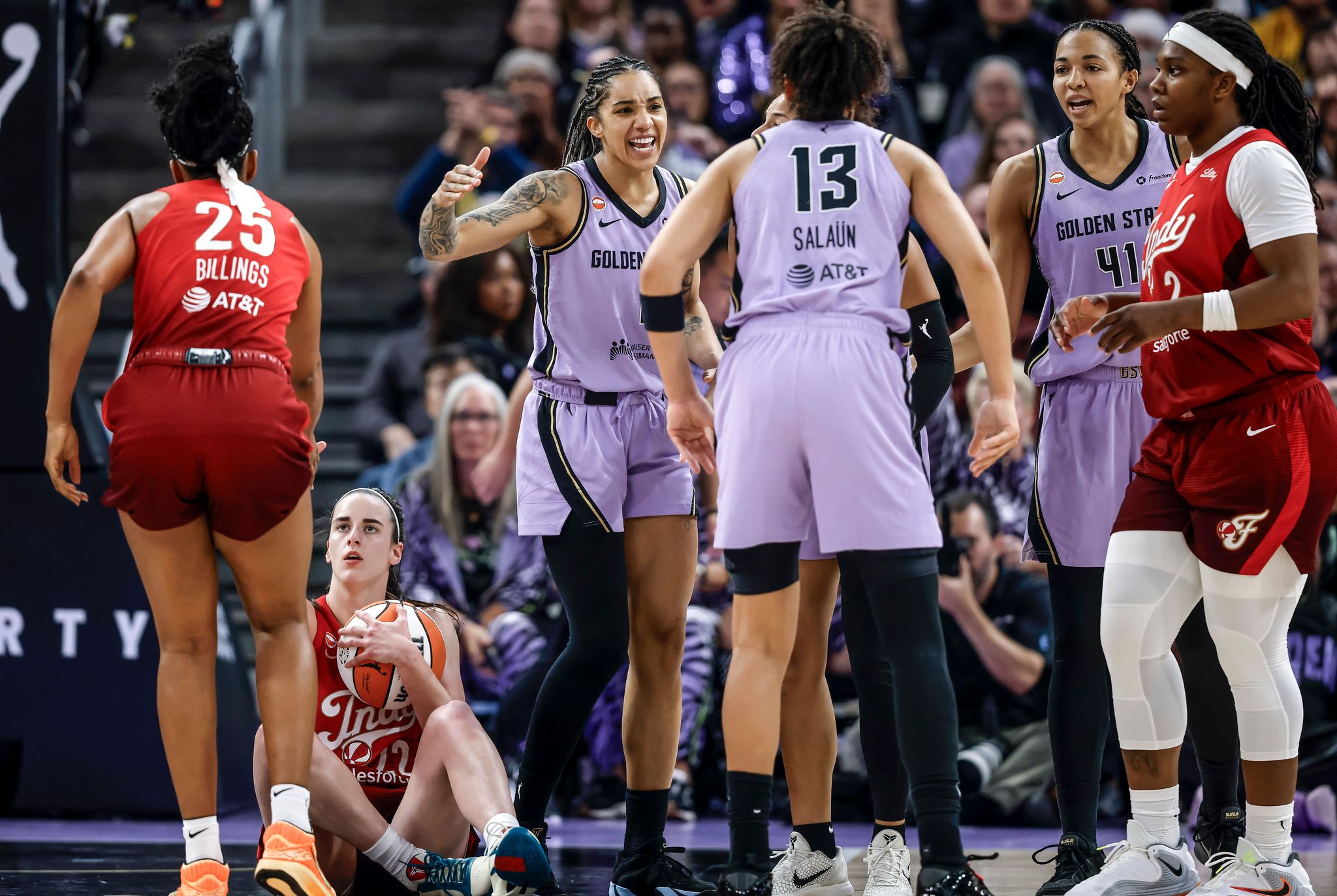 Burton, Williams lead the way as Valkyries hold off Clark, Fever in 90 ...