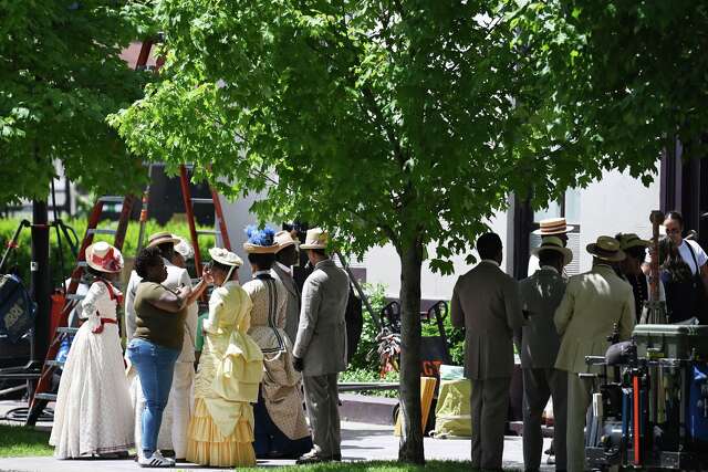 Photos 'The Gilded Age' filming in Schenectady