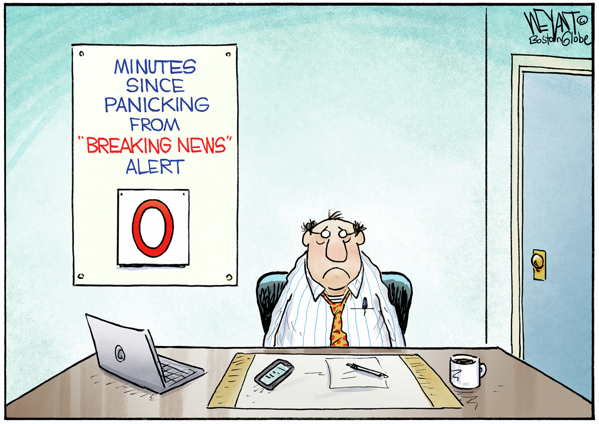 Opinion cartoon: High alert