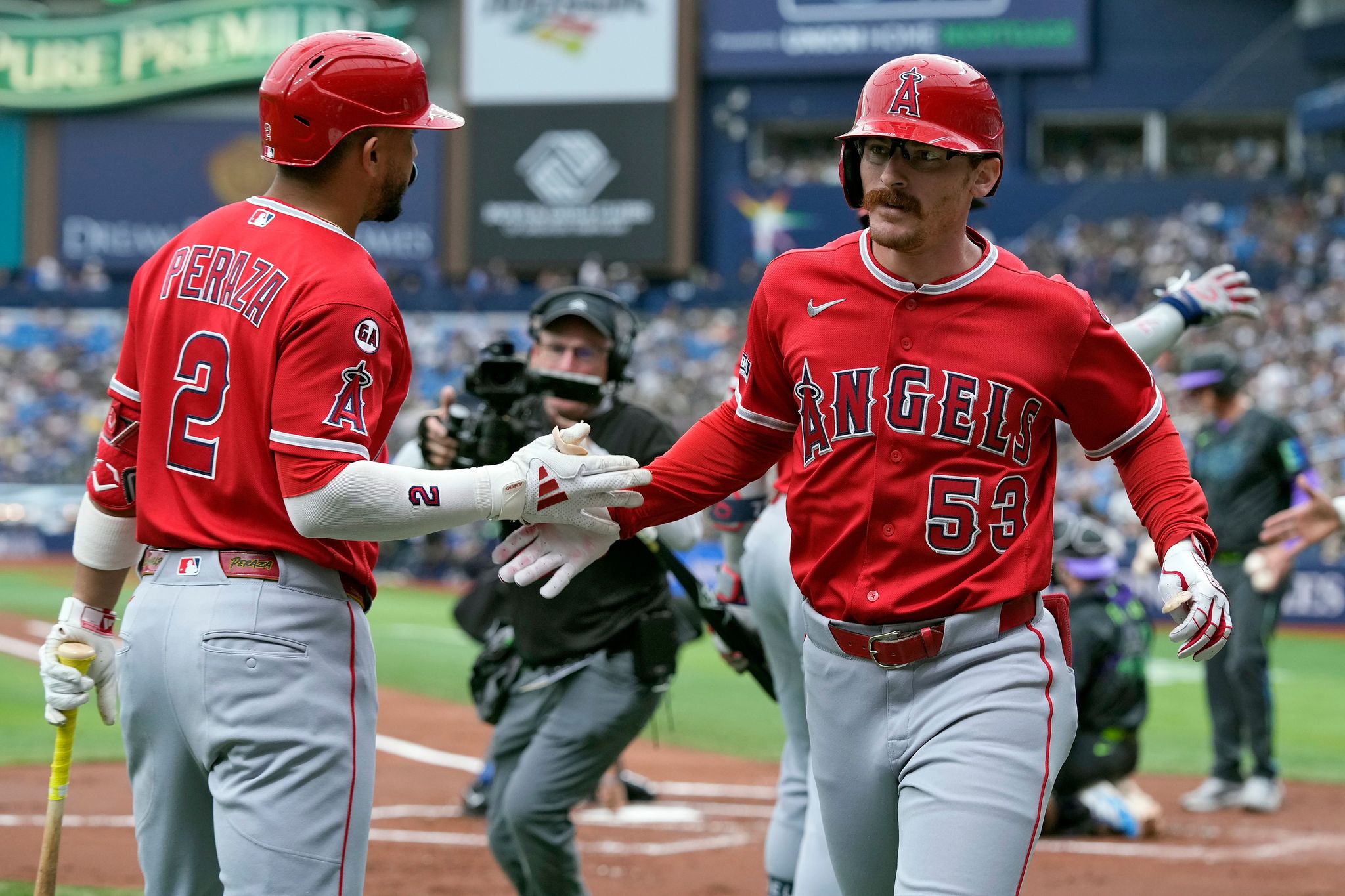 Wade Meckler hits his first grand slam to help the Angels rout the Rays ...