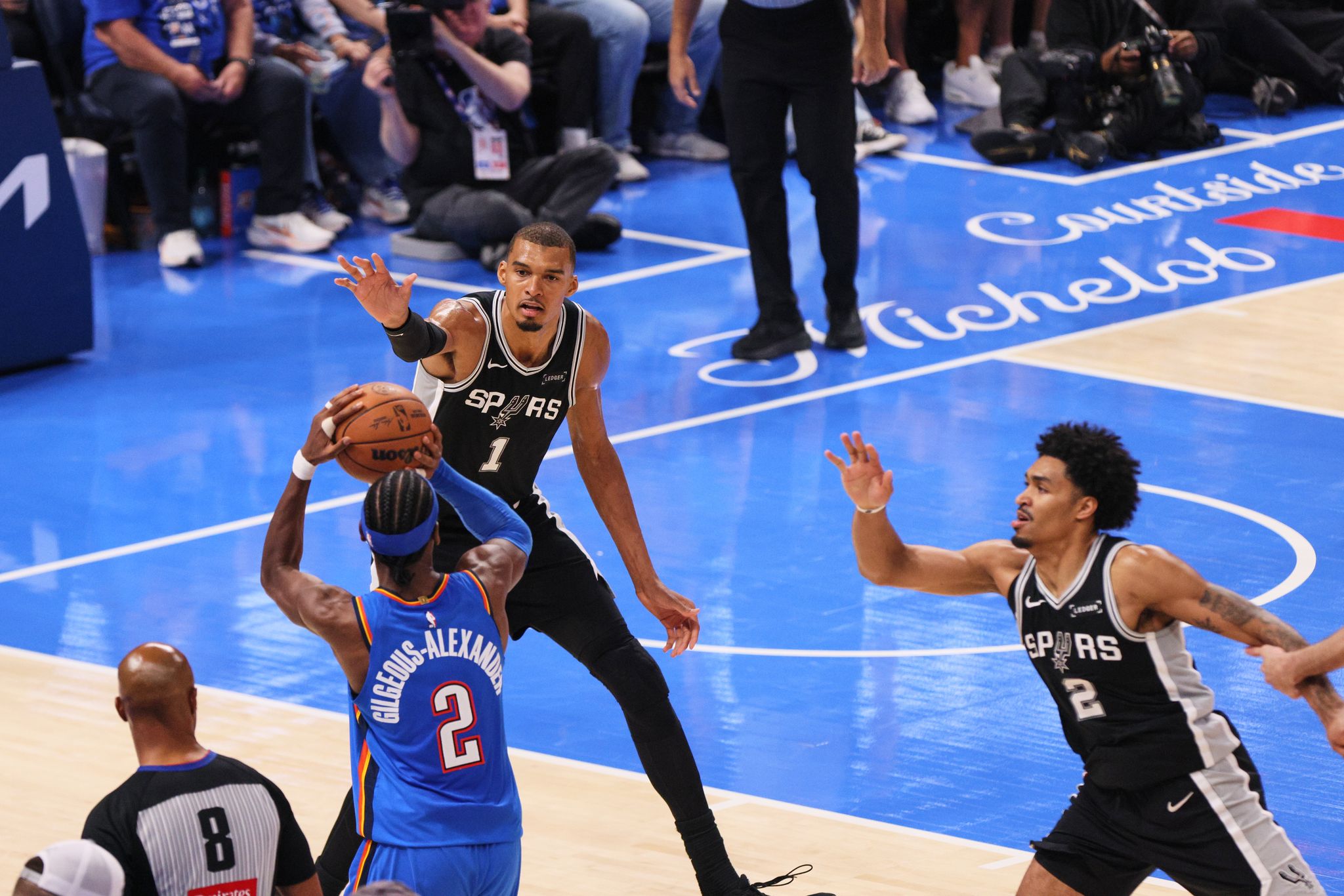 Gilgeous-Alexander tips his cap after Thunder fall to Spurs in Game 7 ...