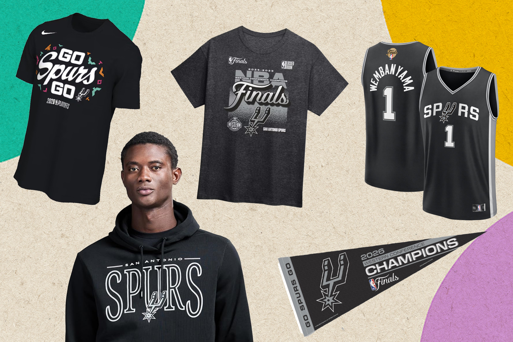 Spurs NBA Finals gear: shop Finals shirts, hats, and apparel