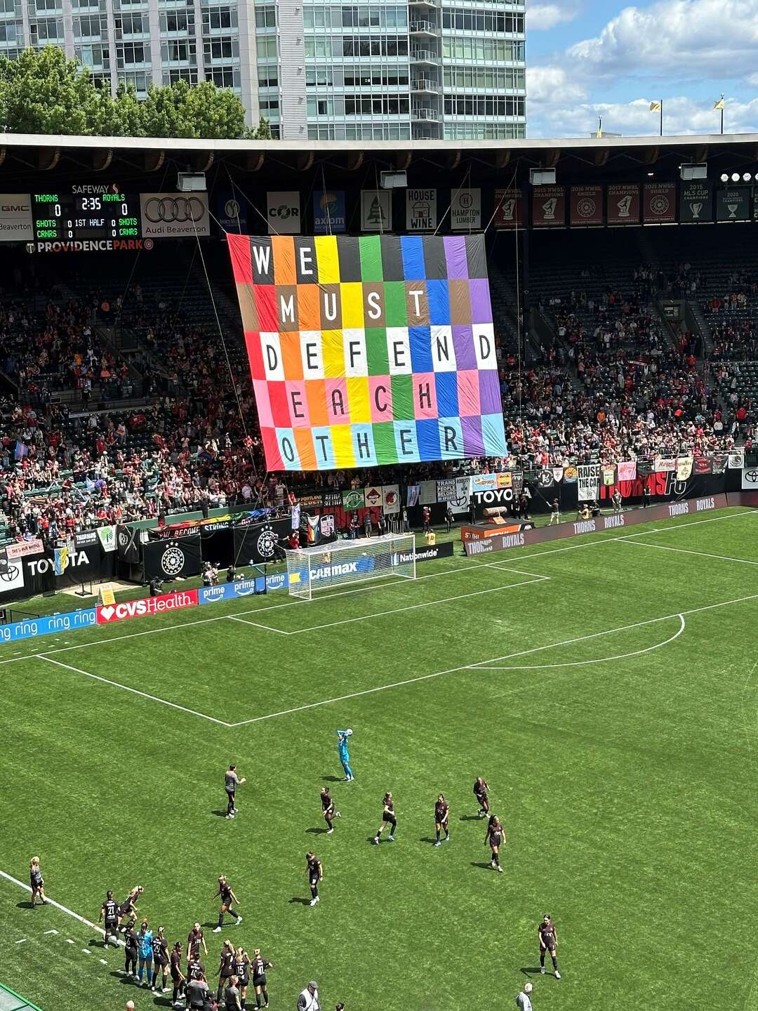 NWSL's Thorns and WNBA's Fire stage women's sports doubleheader in Portland
