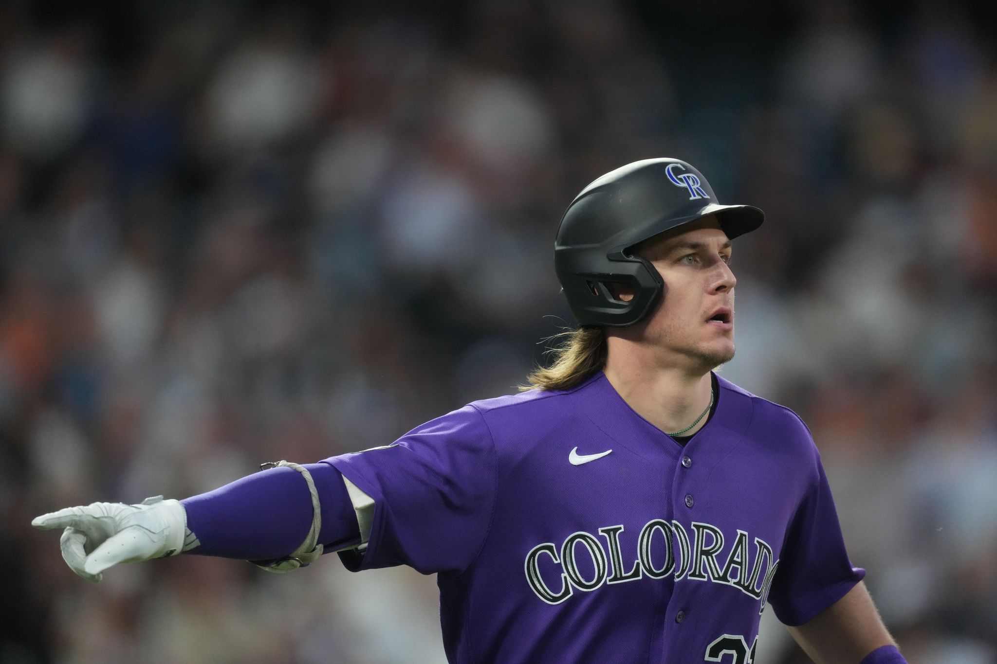 Jake McCarthy hits 2-run homer, drives in 4 runs in the Rockies' 8-3 ...
