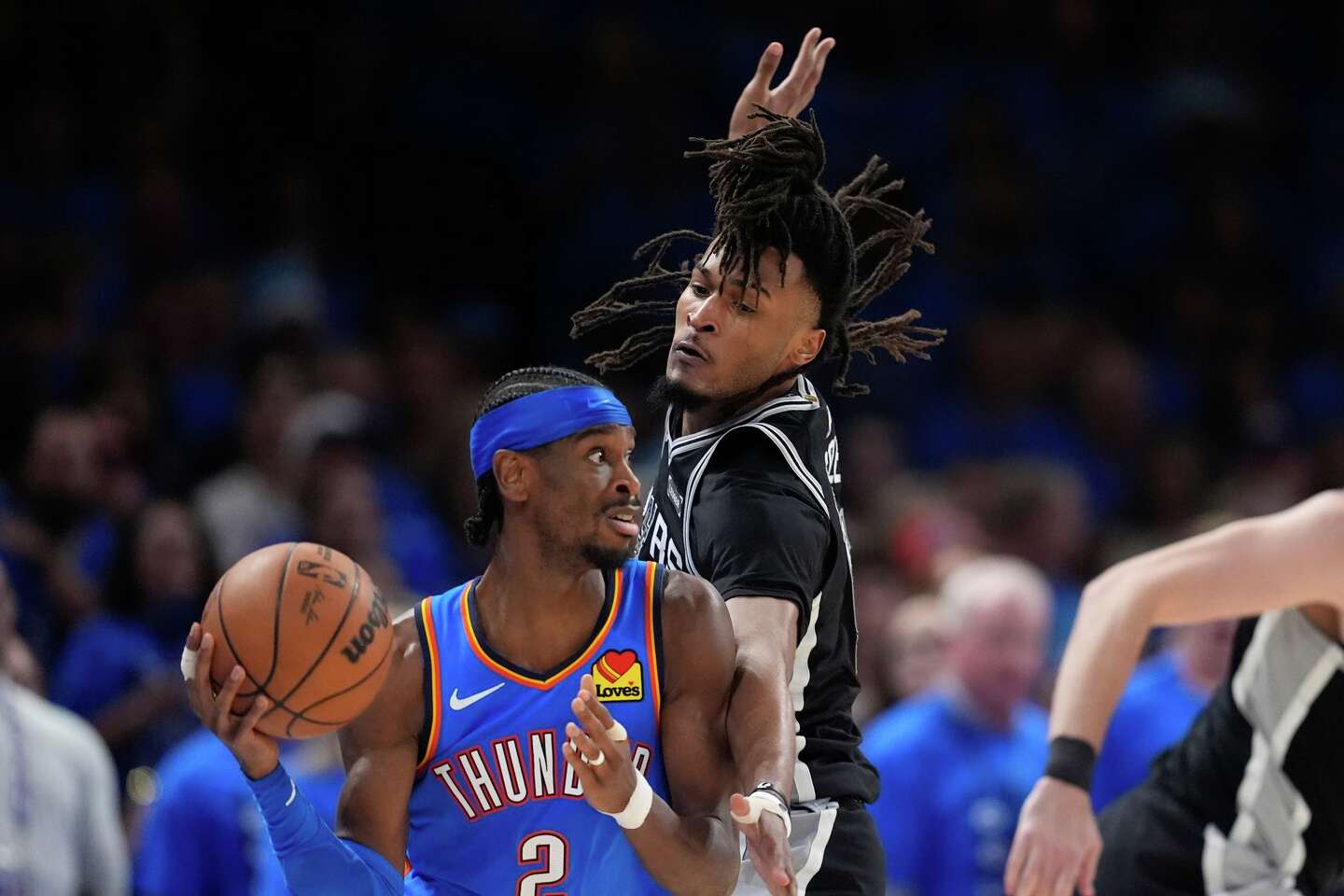 Gilgeous-Alexander tips his cap after Thunder fall to Spurs in Game 7 ...