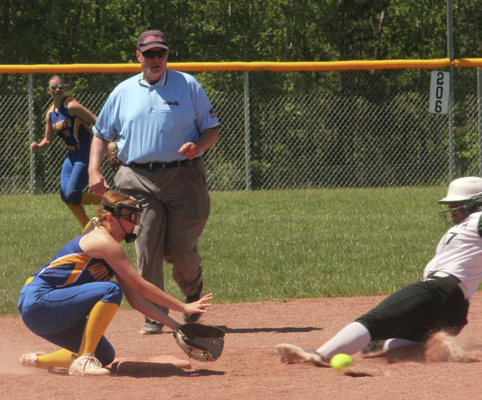 Evart softball team secures district crown