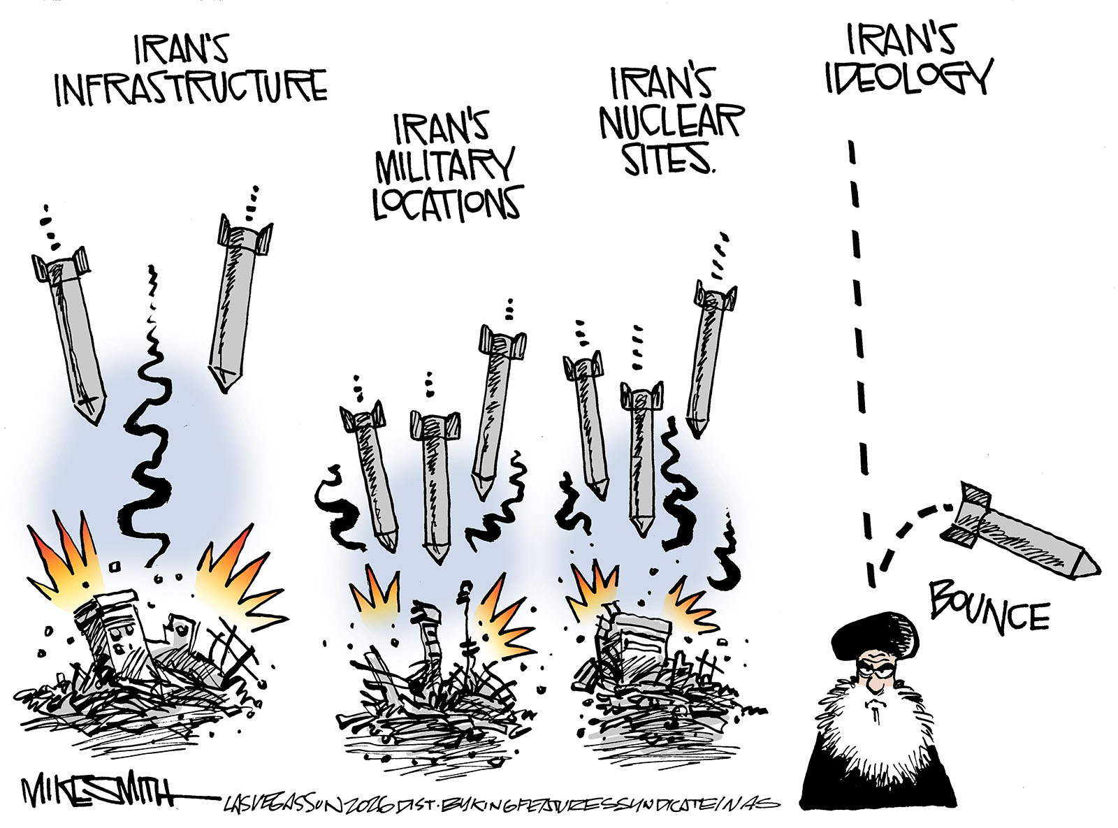 Opinion cartoon: Hard target