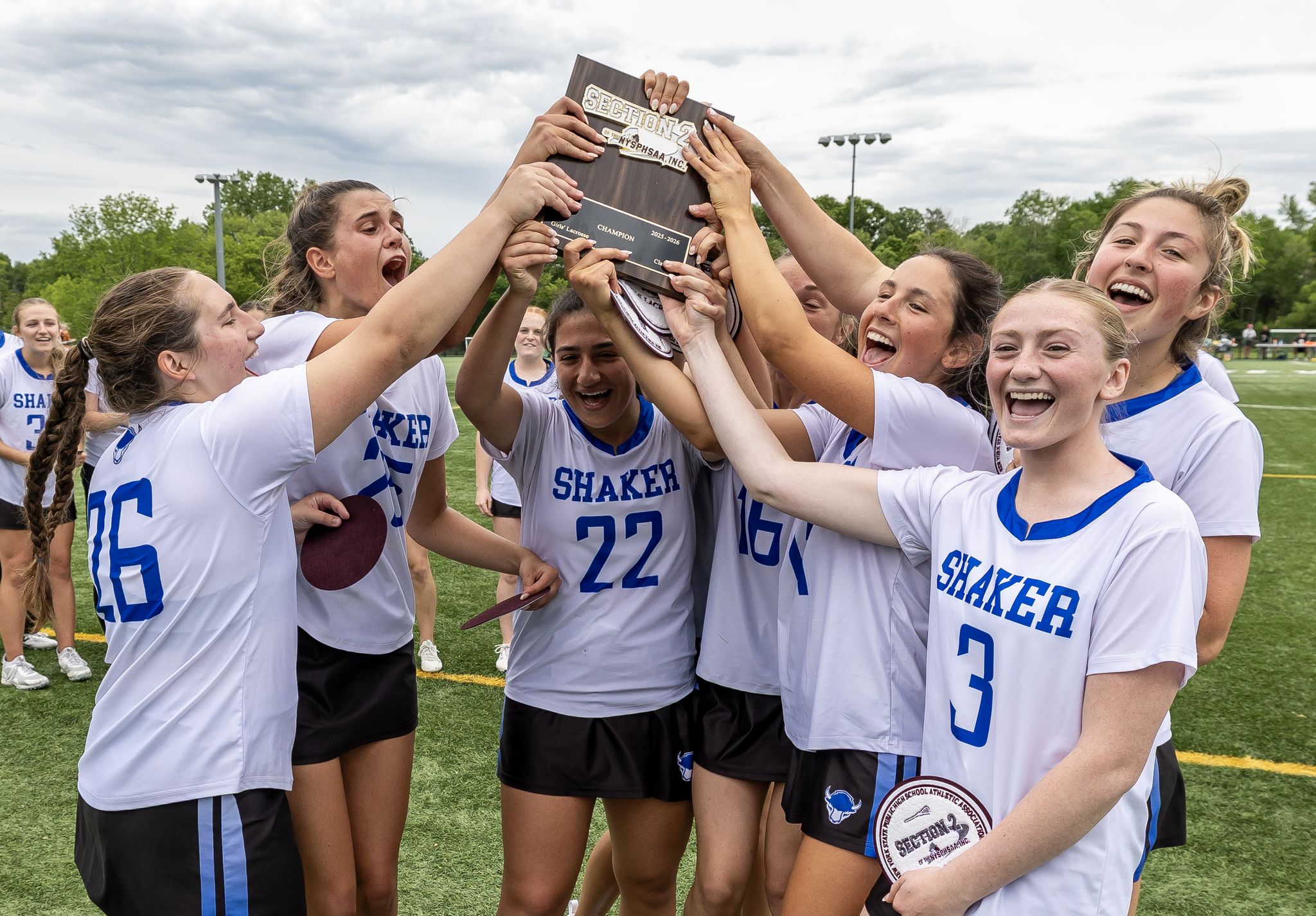Shaker girls' lacrosse earns Section 2 Class A championship