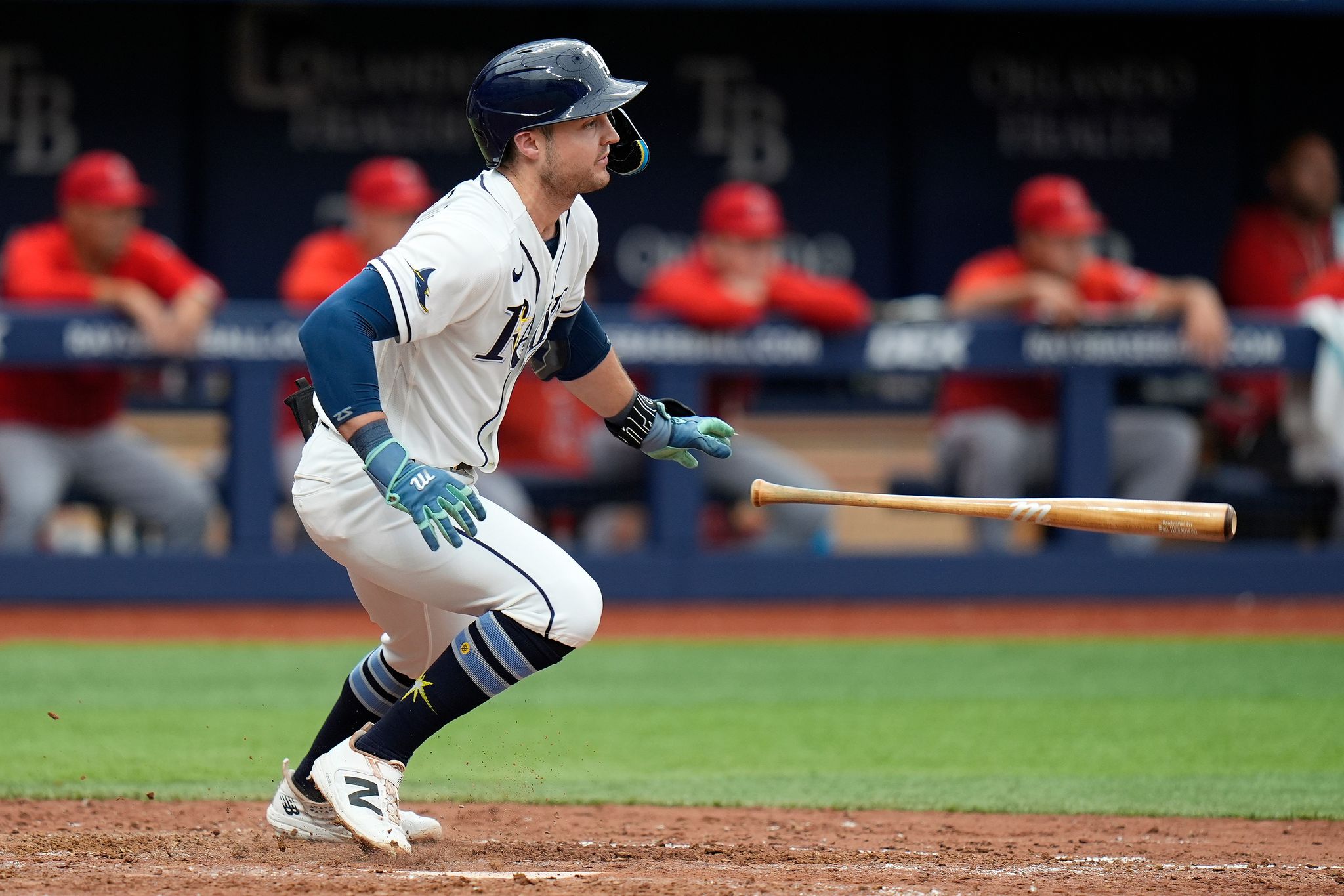 McClanahan and Aranda power the Rays to a 5-2 victory over the Angels