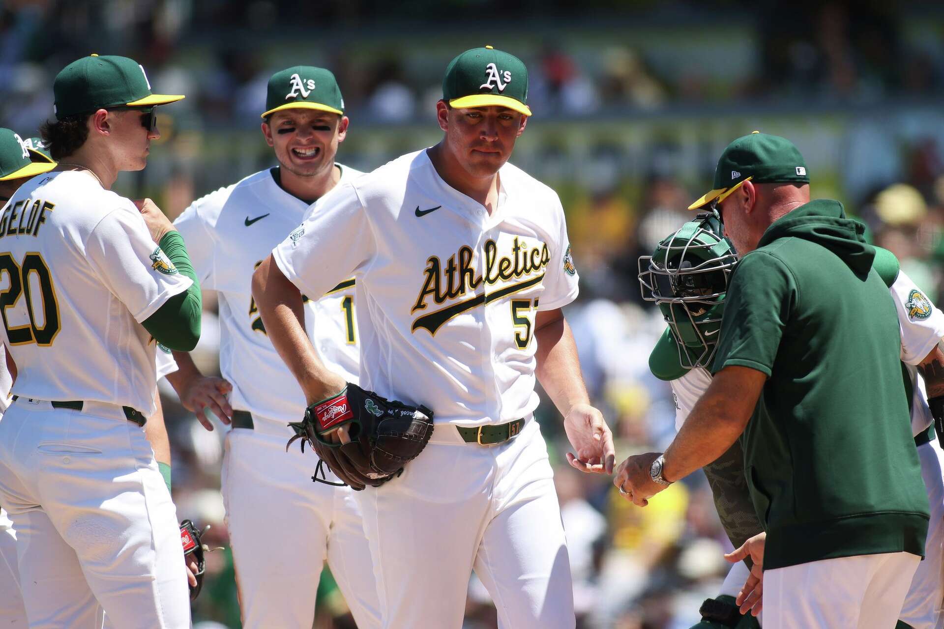 Athletics pitchers struggle in their temporary hitter-friendly home ...