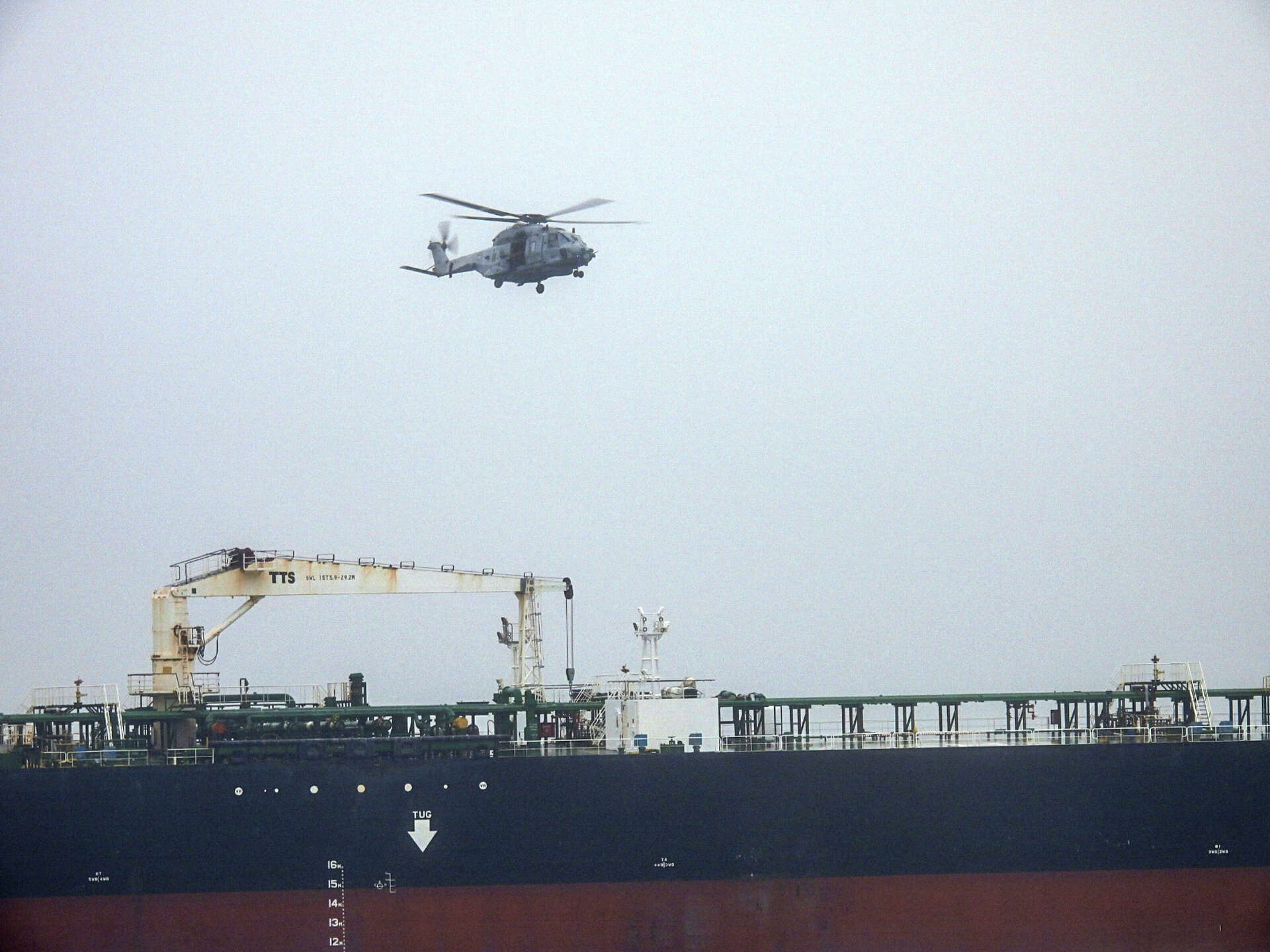 Macron says French Navy, backed by the UK, intercepted a sanctioned ...