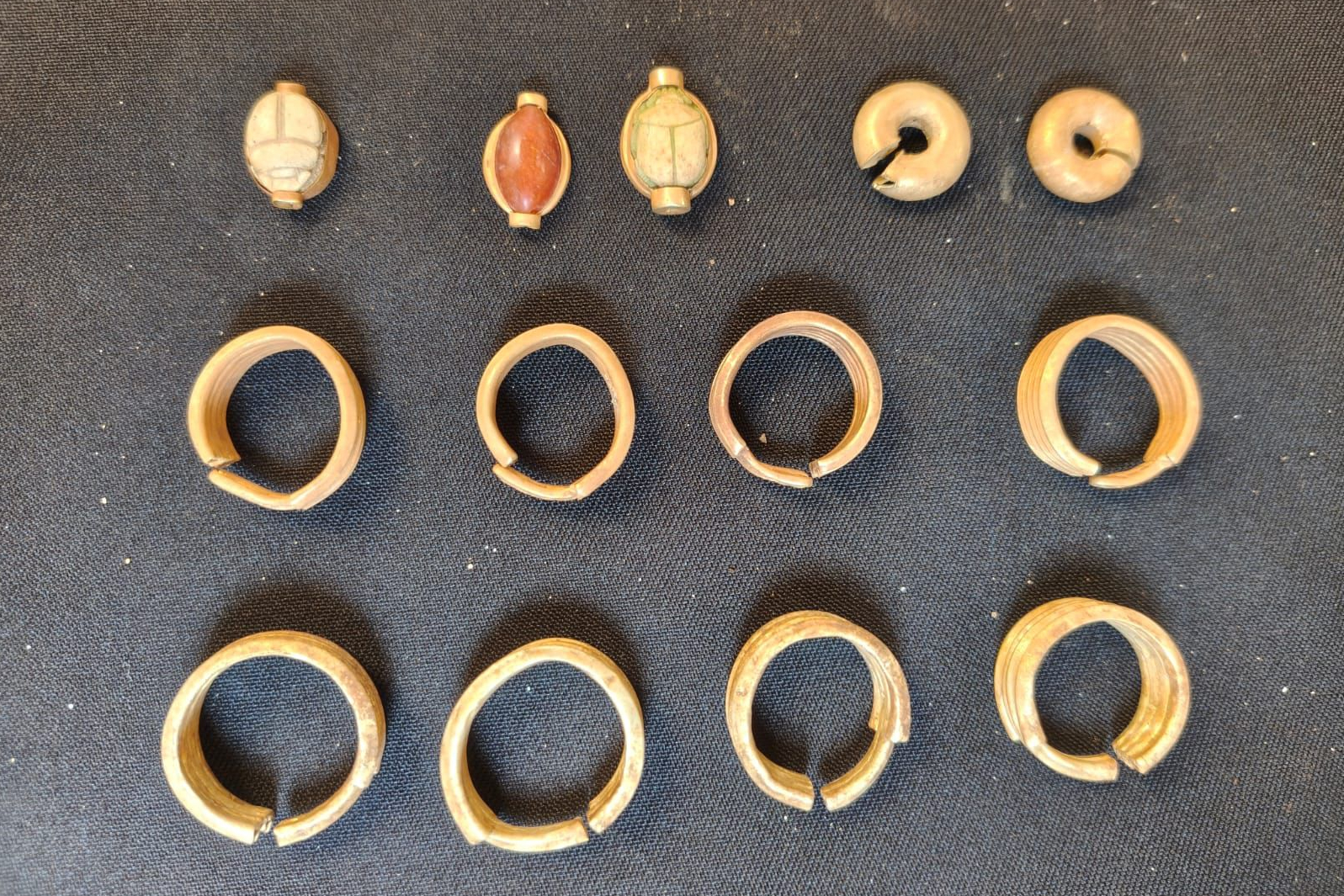 Egypt unveils a striking trove of ancient artifacts as the country ...