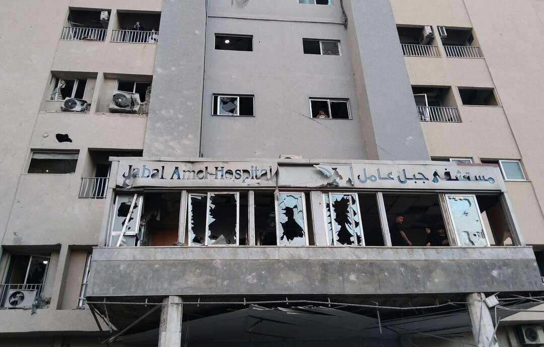 A Lebanese hospital is in ruins and people flee a Beirut suburb after ...