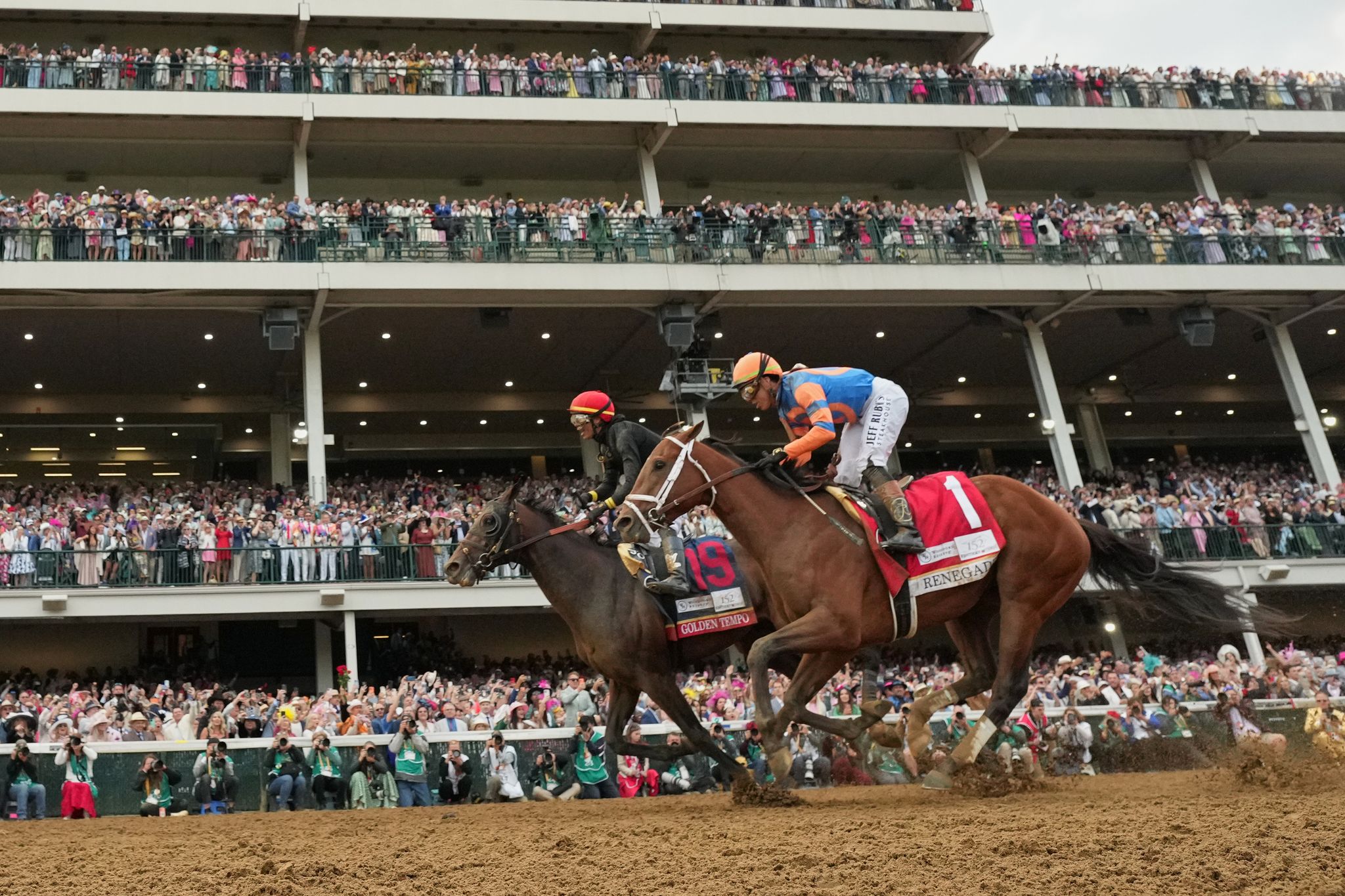 Renegade is the 2-1 favorite for the Belmont Stakes rematch with Derby ...