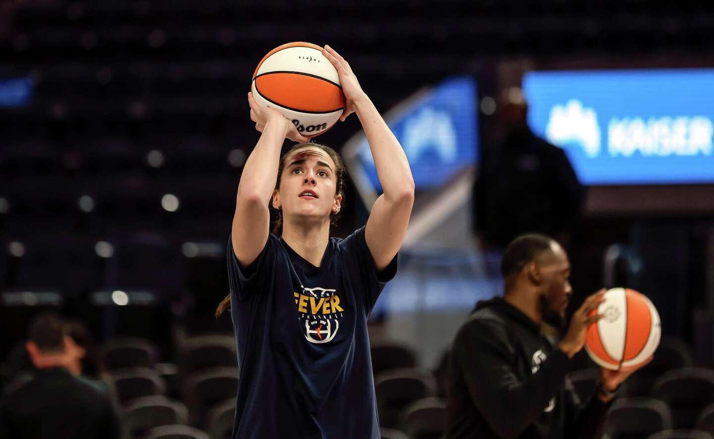 Caitlin Clark cheers for a 7-game NBA Finals, savoring 'great basketball'