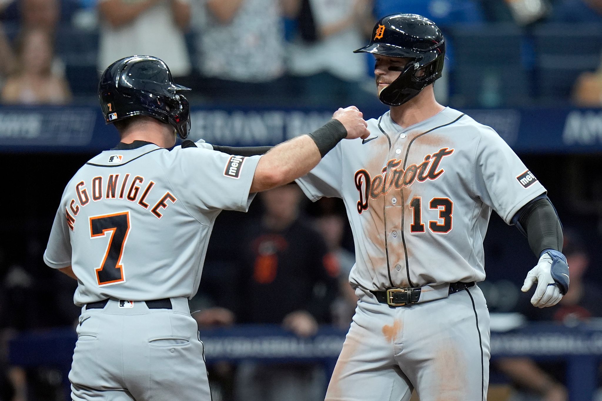Tigers hit 5 home runs and hold off Rays 10-9 to halt skid behind ...