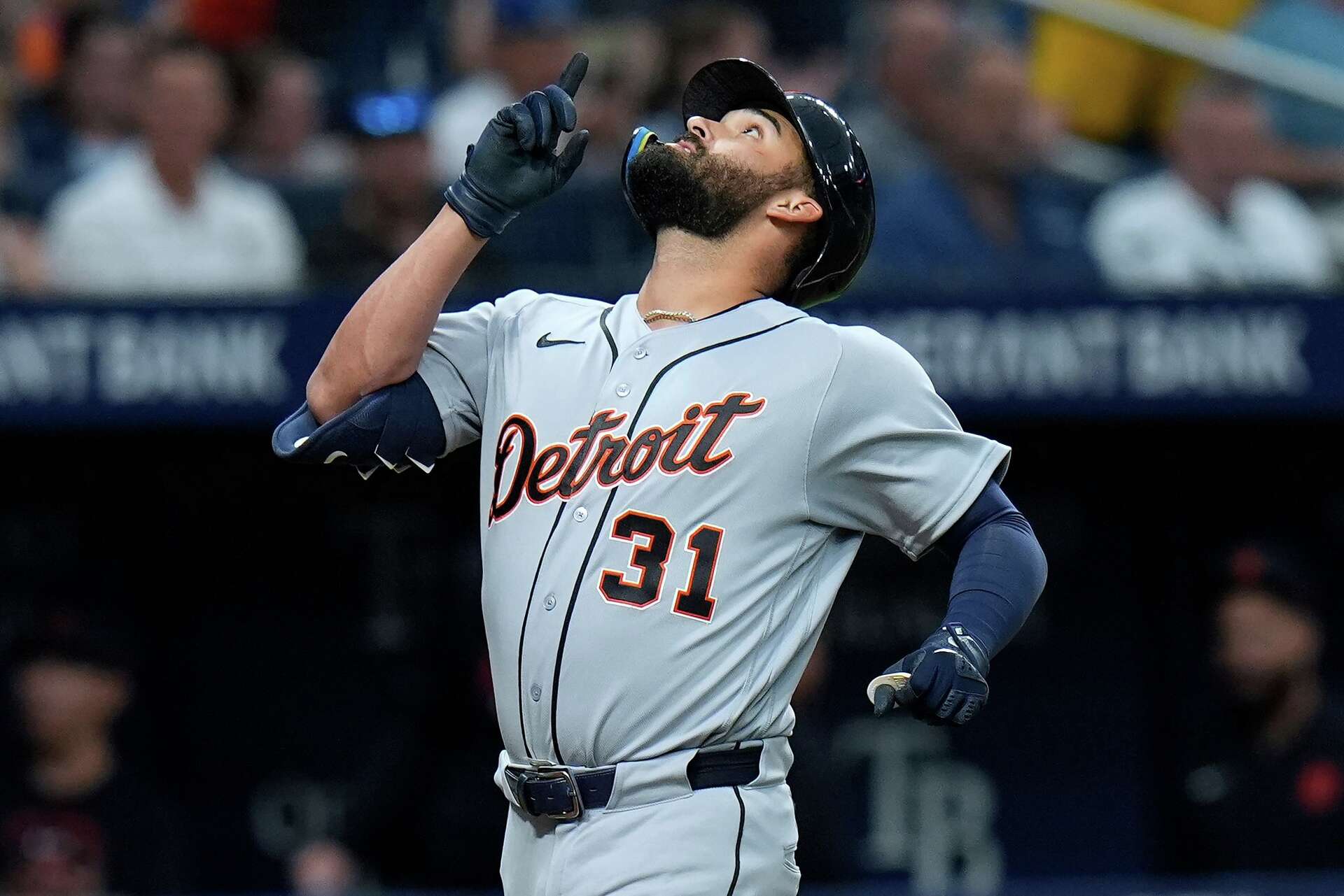 Tigers hit 5 home runs and hold off Rays 10-9 to halt skid behind ...