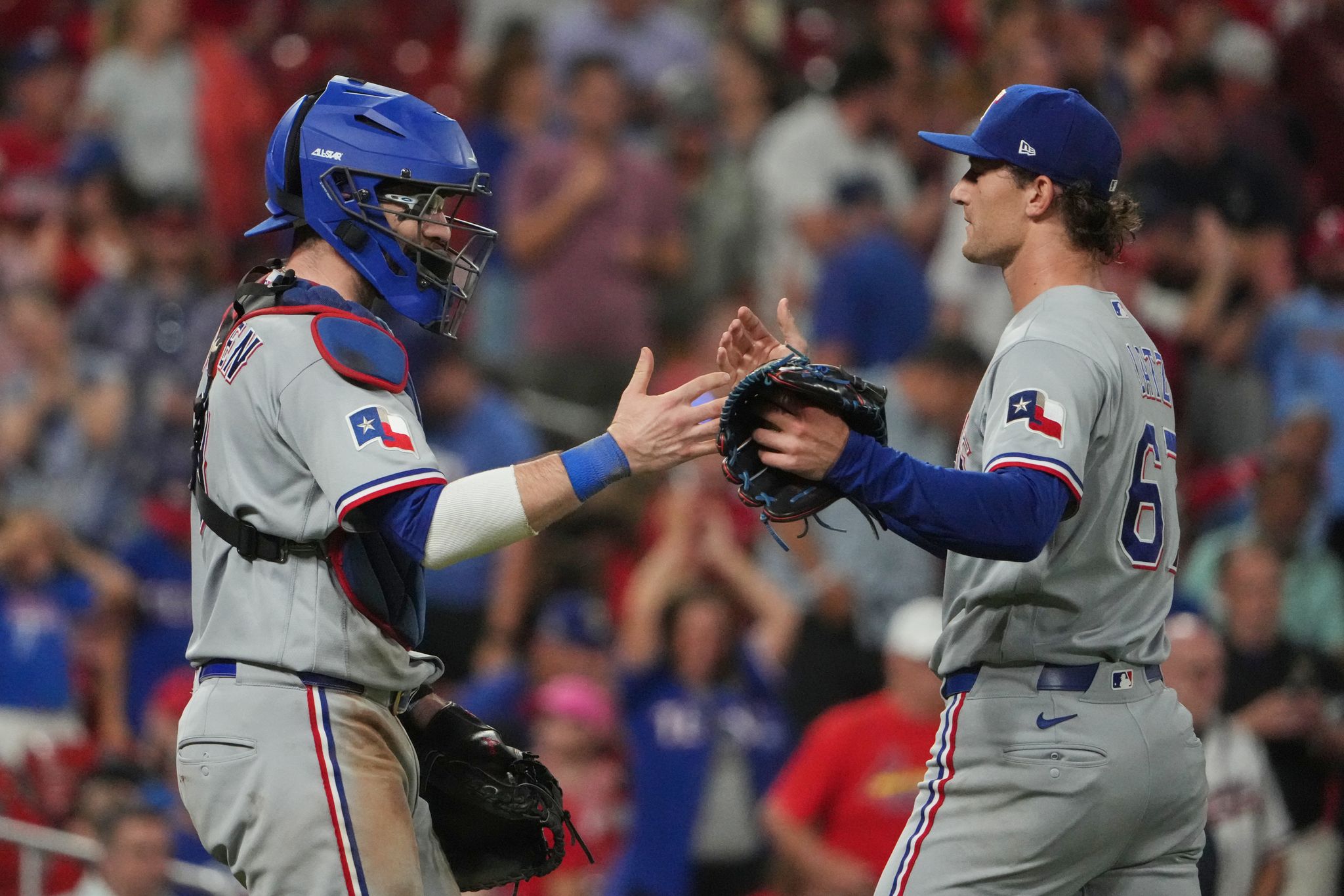 Rangers place catcher Danny Jansen on 10-day IL with forearm strain