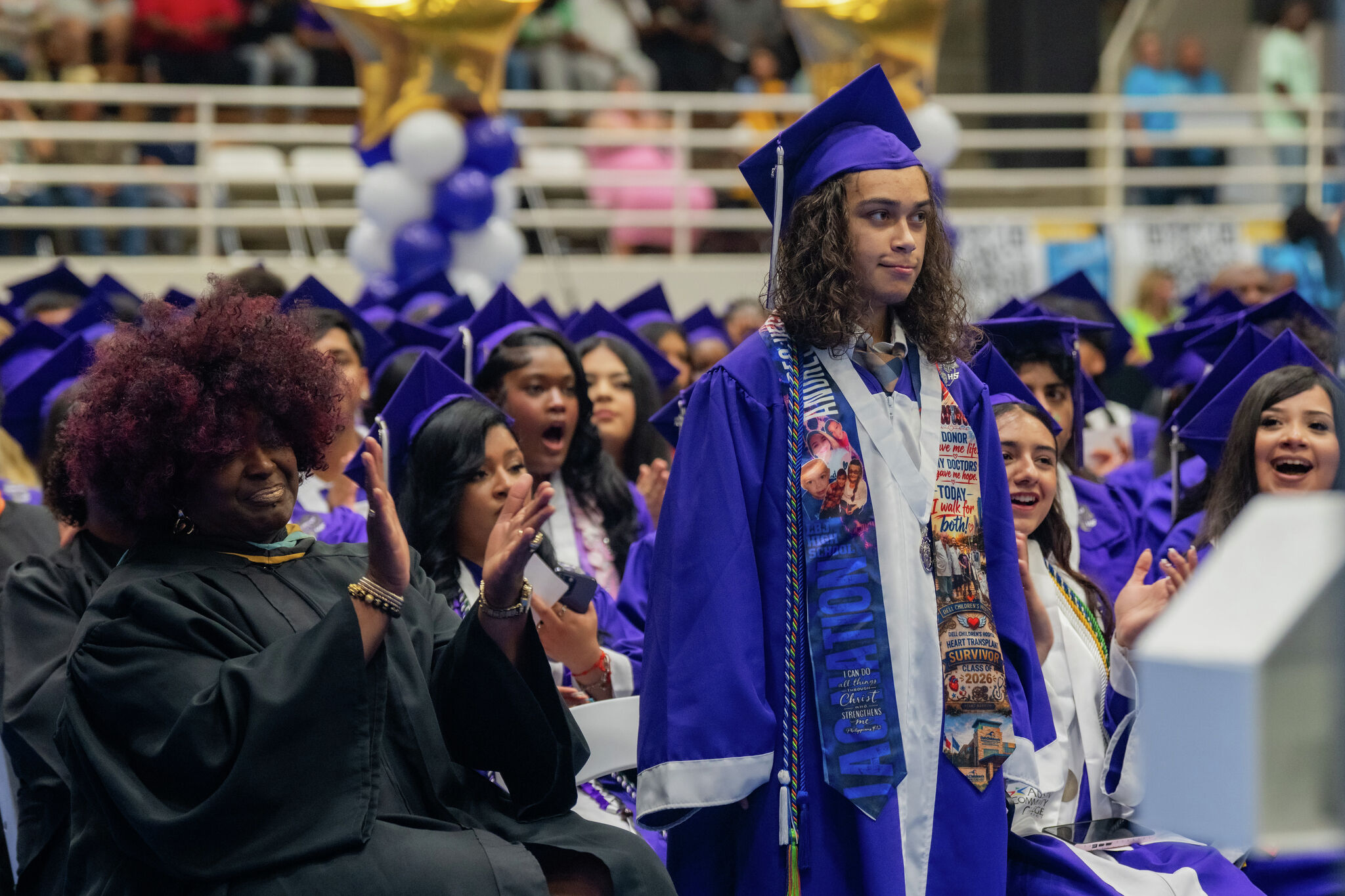 Austin LBJ student Andres Vega graduates after heart transplant