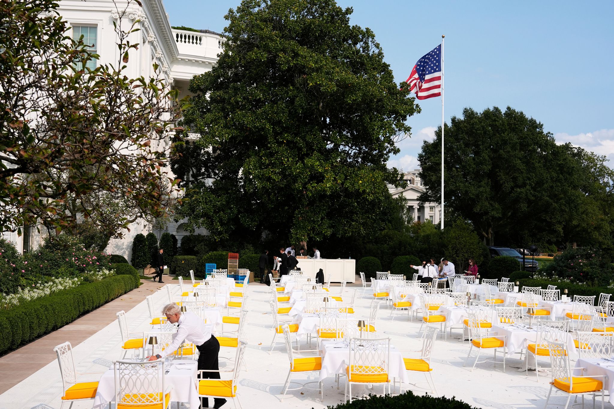 The White House as a stage: Trump’s hosting streak meets America's ...