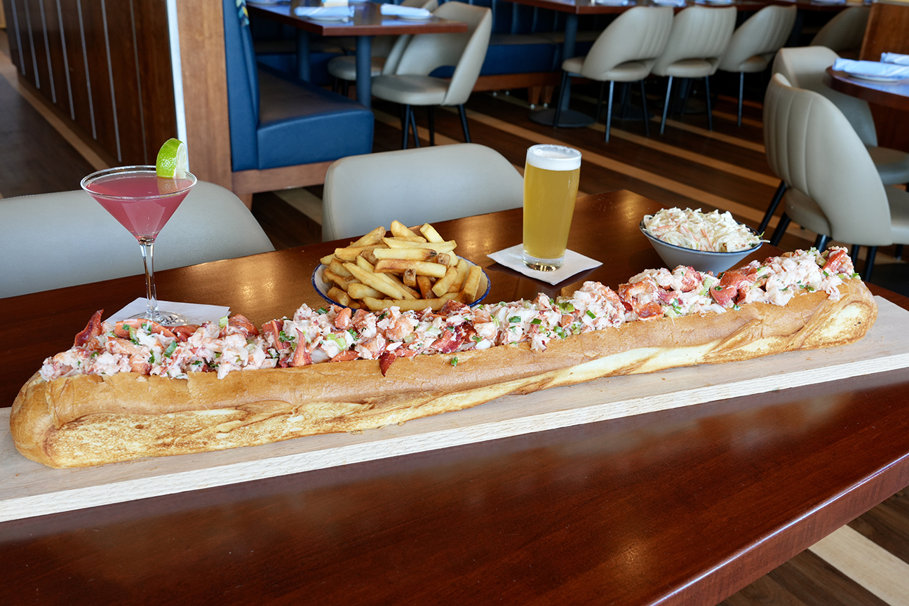 Legal Sea Foods debuts 3-foot, 4-pound lobster roll in Mass.