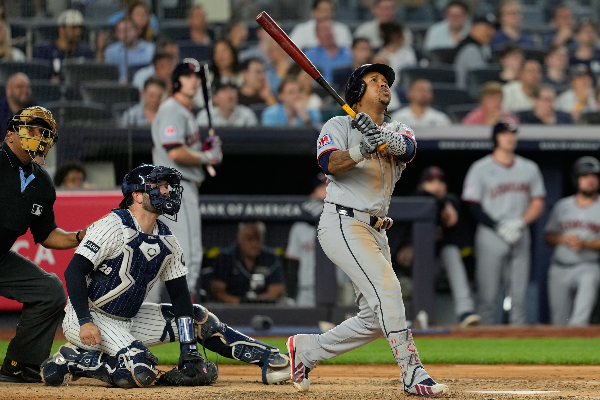 Ramírez leads the way again as Guardians hit 3 homers off Cole in 5-4 ...