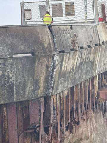 California pier abruptly closed after massive crack appears