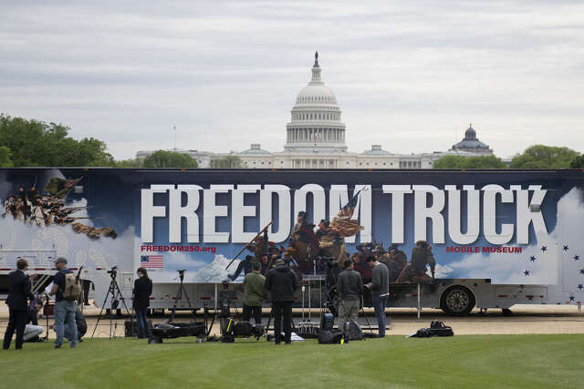 Freedom 250 truck makes Connecticut stop despite nearby cancellation