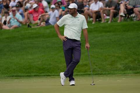 J.T. Poston handles the wind at Memorial for low round of tournament ...