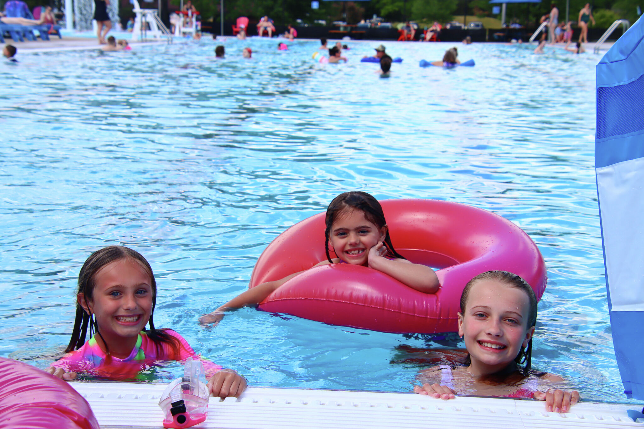 Families dive into summer on opening day at Plymouth Pool