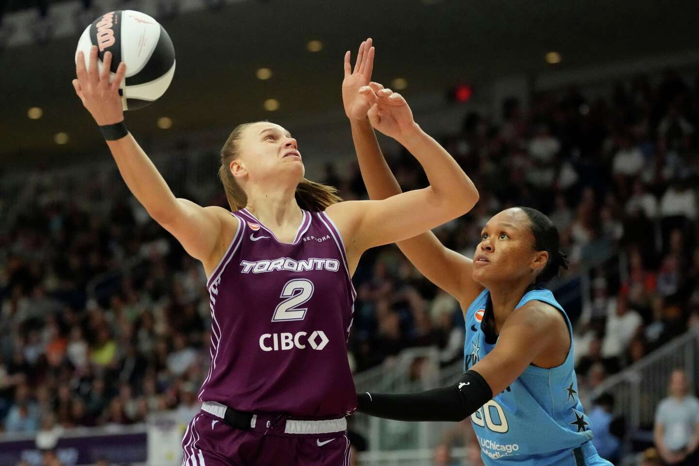 Brittney Sykes scores 25 points as the Tempo beat the Sky 85-68 in the WNBA