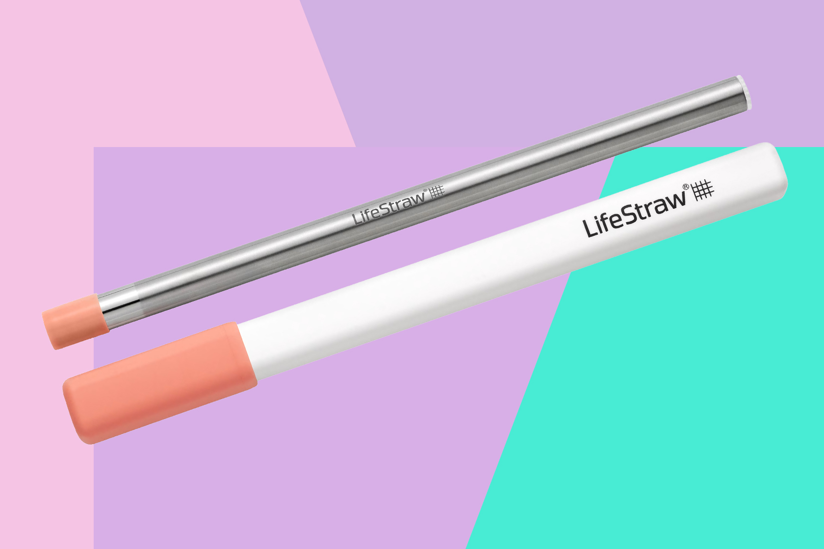 This reusable straw filters bacteria, parasites, and microplastics as