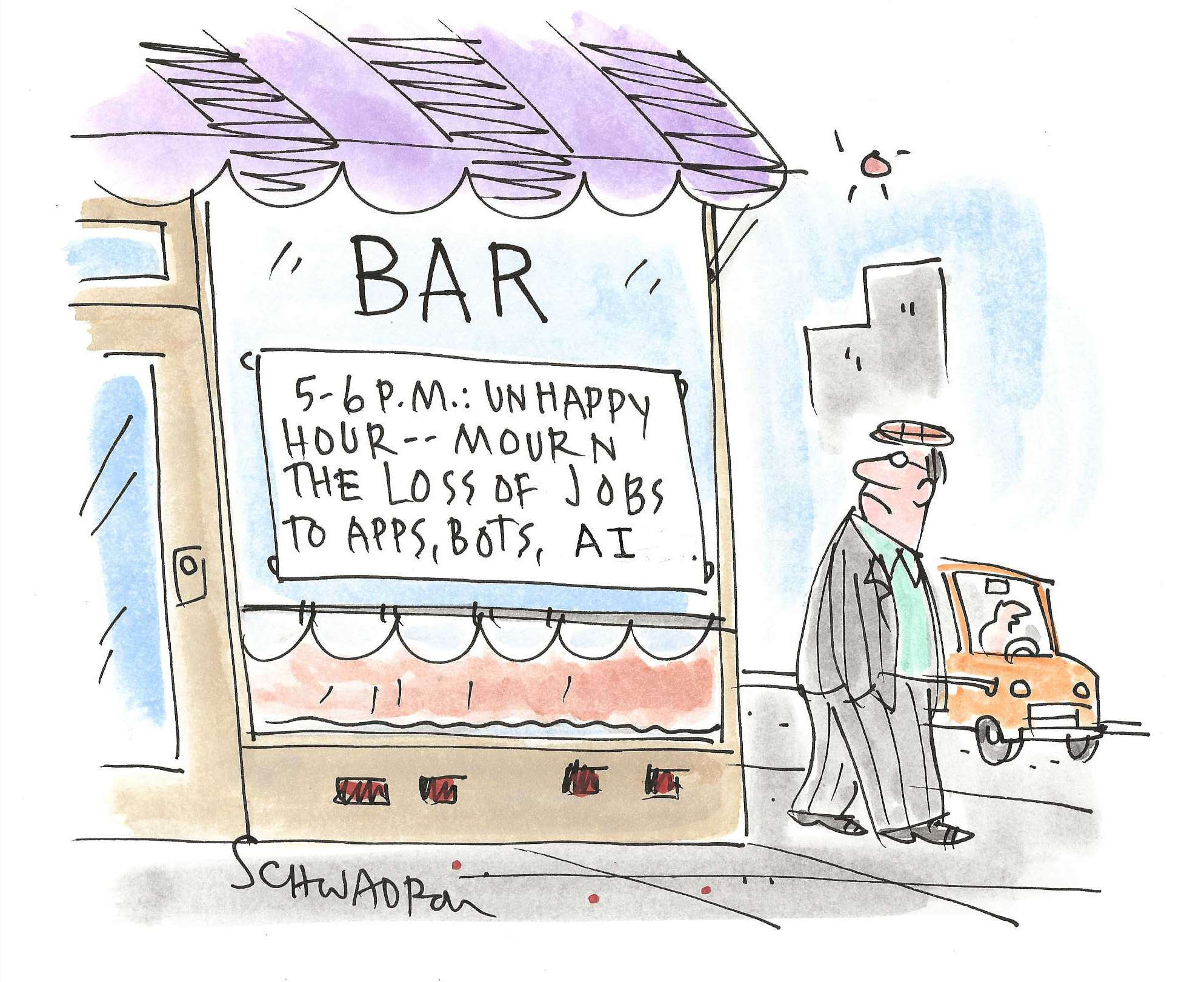 Opinion cartoon: Unhappy hour