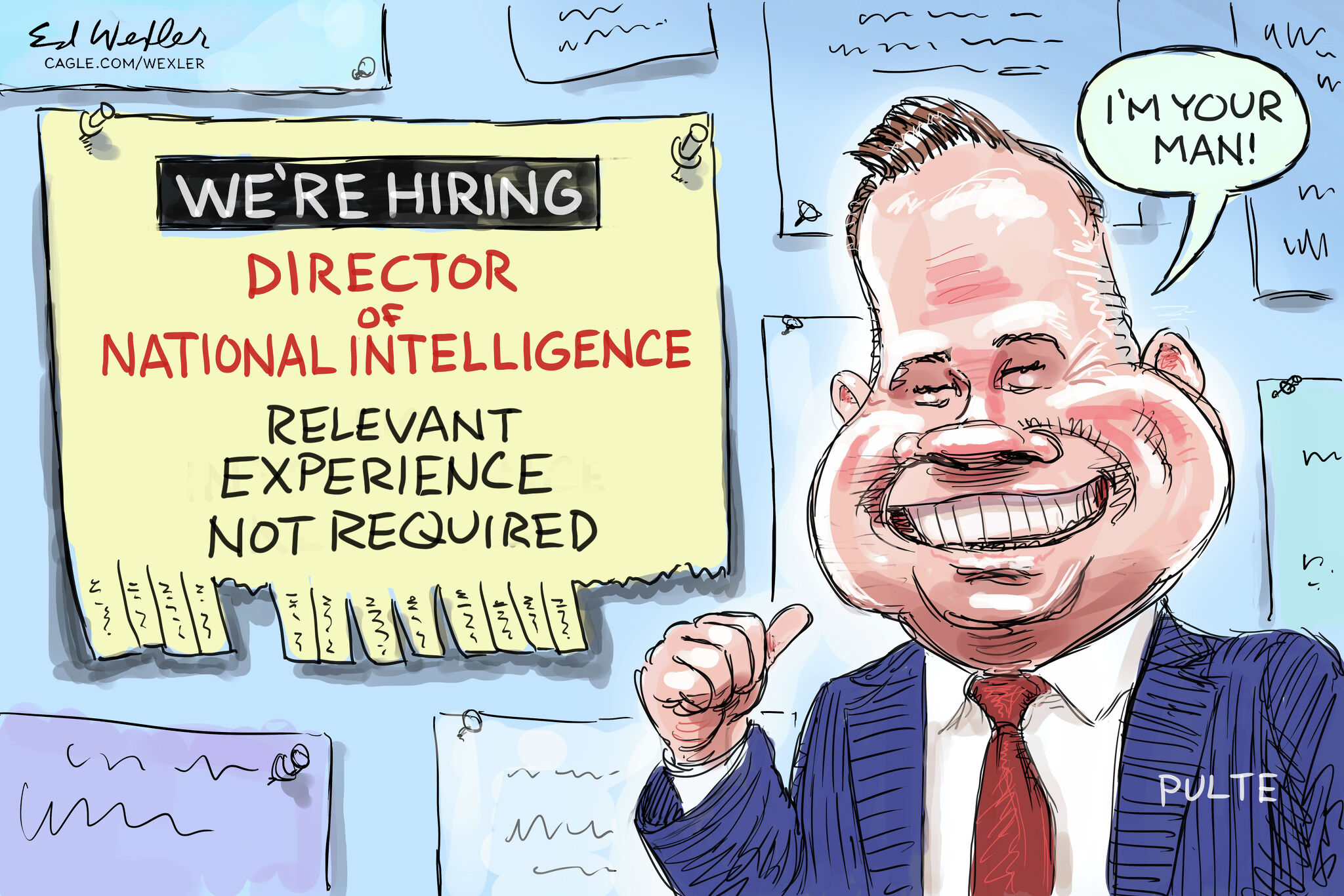 Opinion cartoon: Now hiring