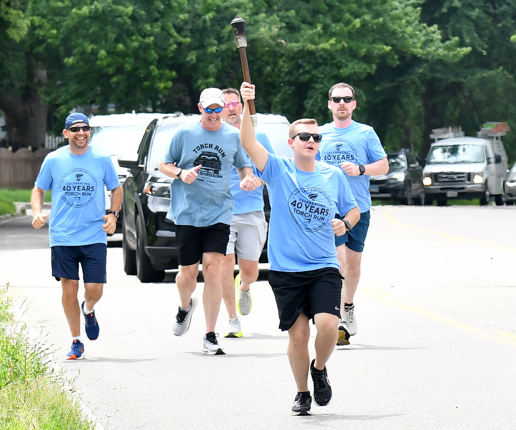 Edwardsville Police join Special Olympics Illinois Run