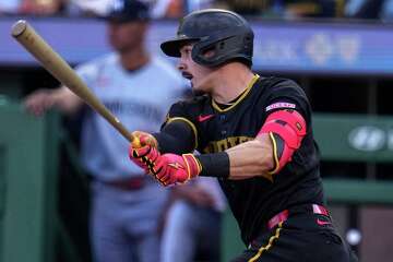 Injured Pirates rookie SS Konnor Griffin is hoping to start a throwing ...