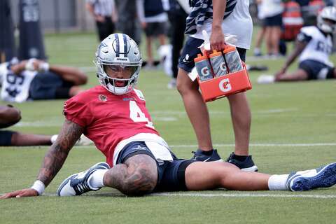Dak Prescott (knee) limited in first day of Dallas Cowboys minicamp
