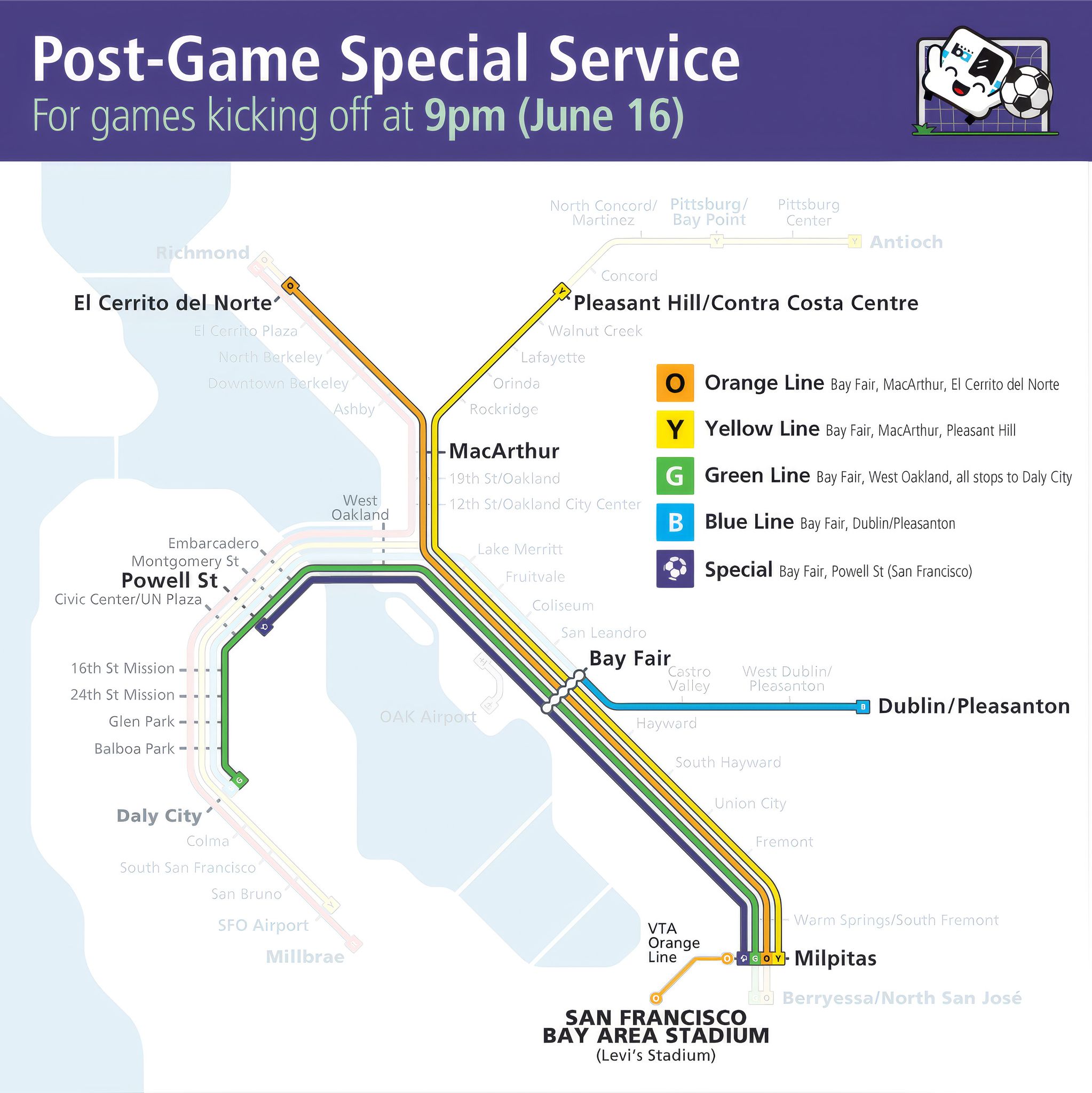 Regional: Bay Area Transit Agencies Teaming Up For The World Cup
