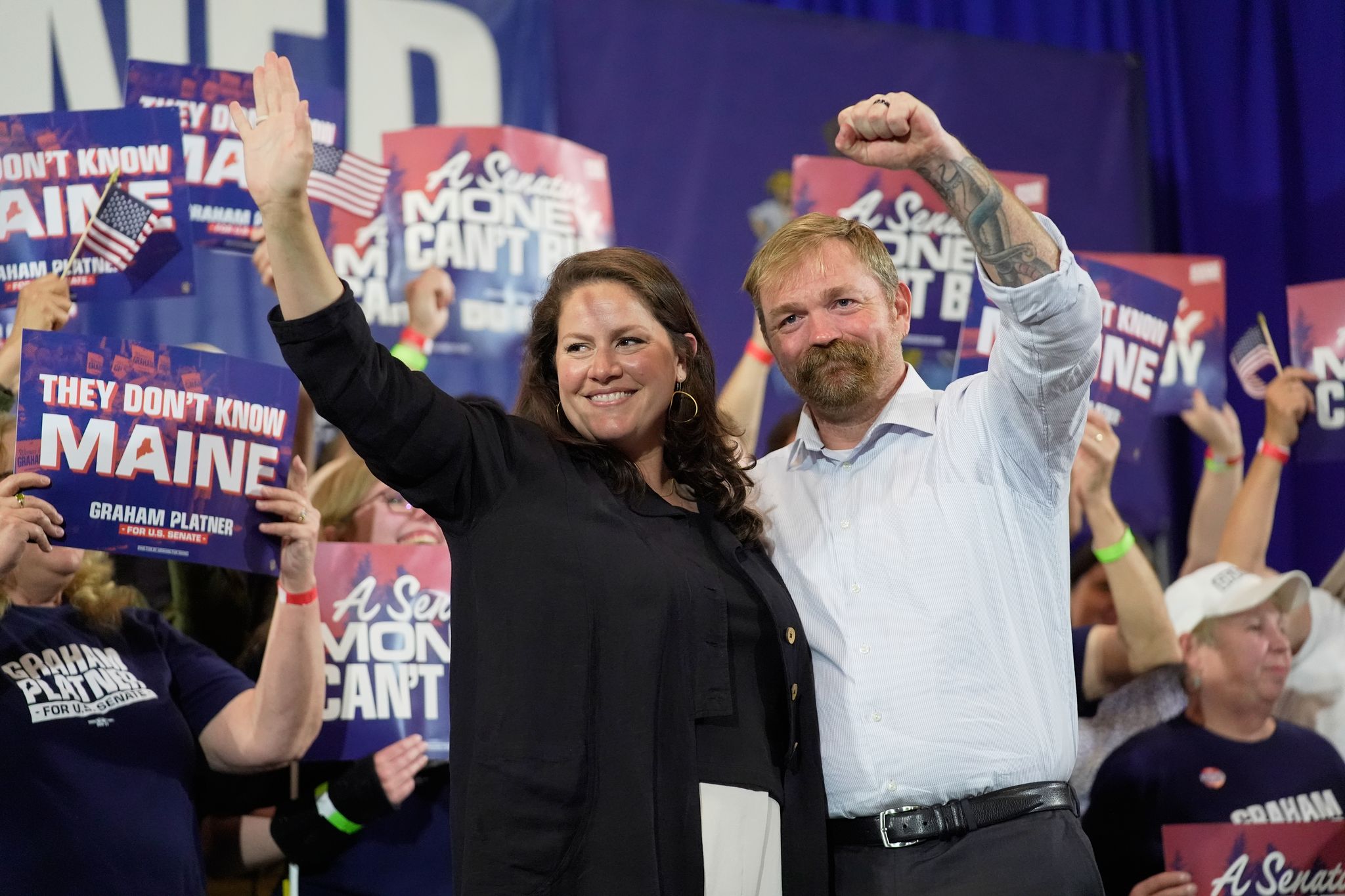 Democrat Graham Platner will try to unseat GOP Sen. Susan Collins in a ...