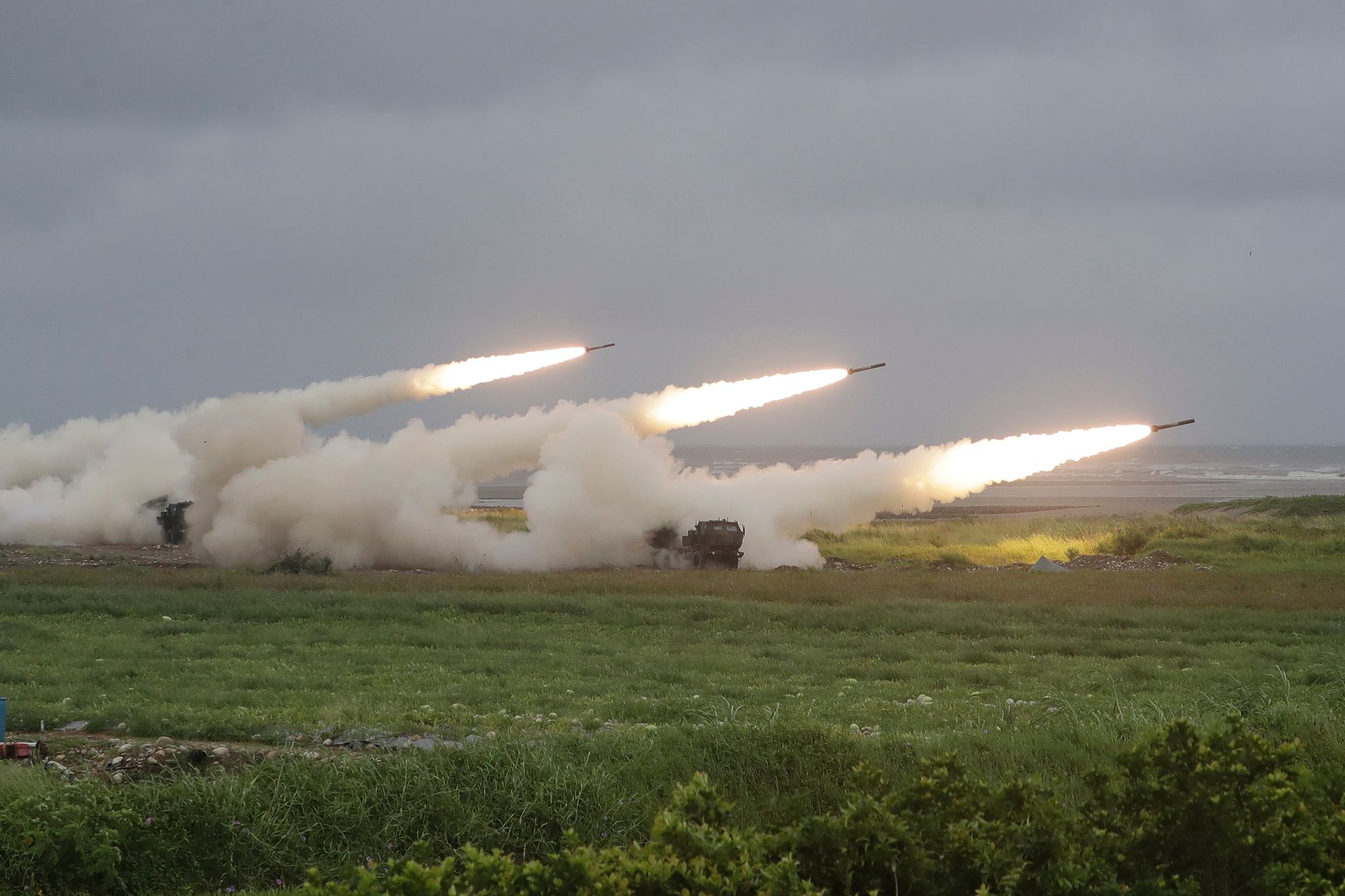 Taiwan fires rockets in China's direction from a U.S.-supplied mobile ...