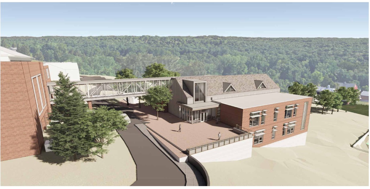 What's the new building planned at Sacred Heart Greenwich school?