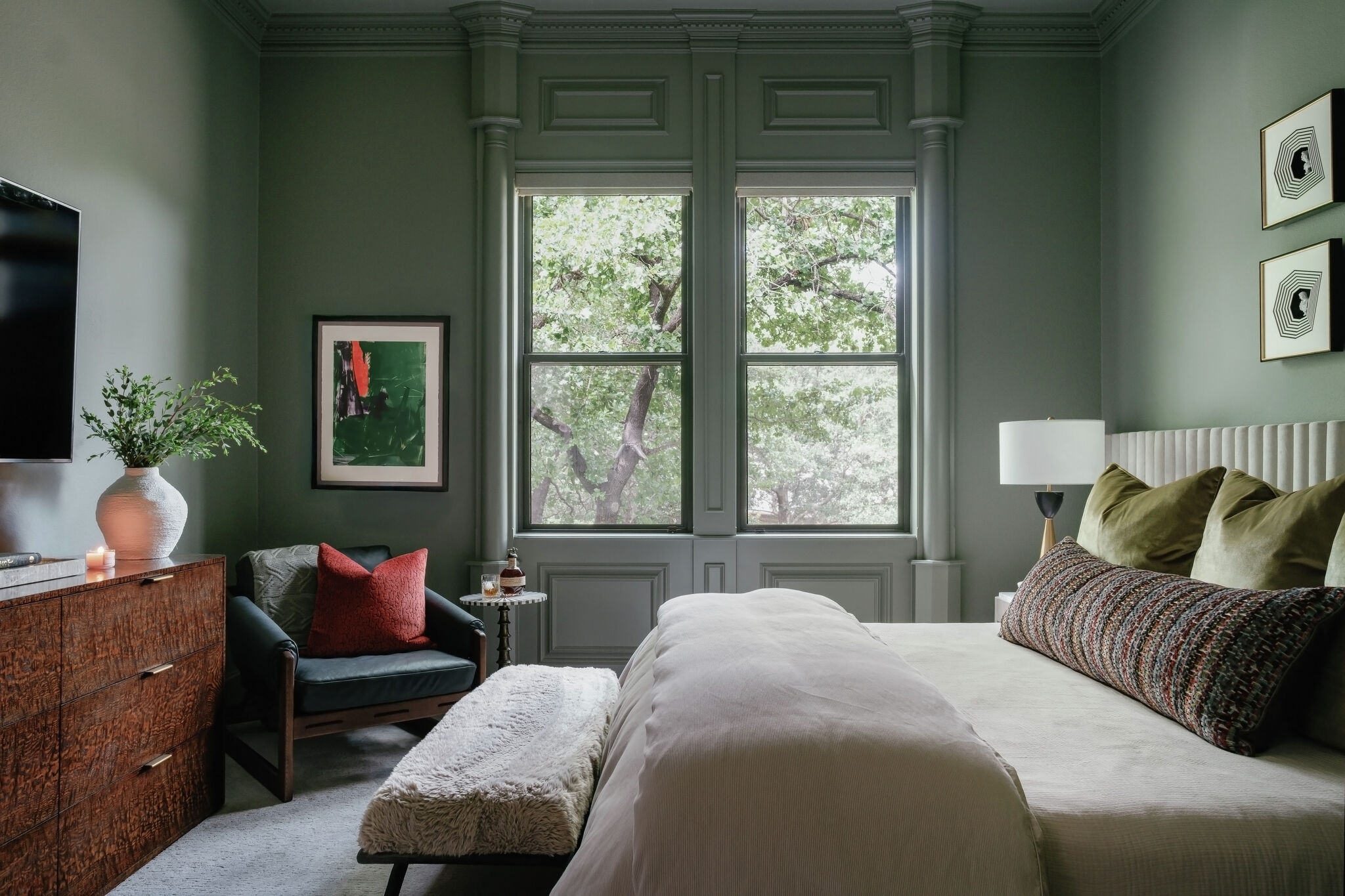 Designers use millwork to add depth and character all over a home
