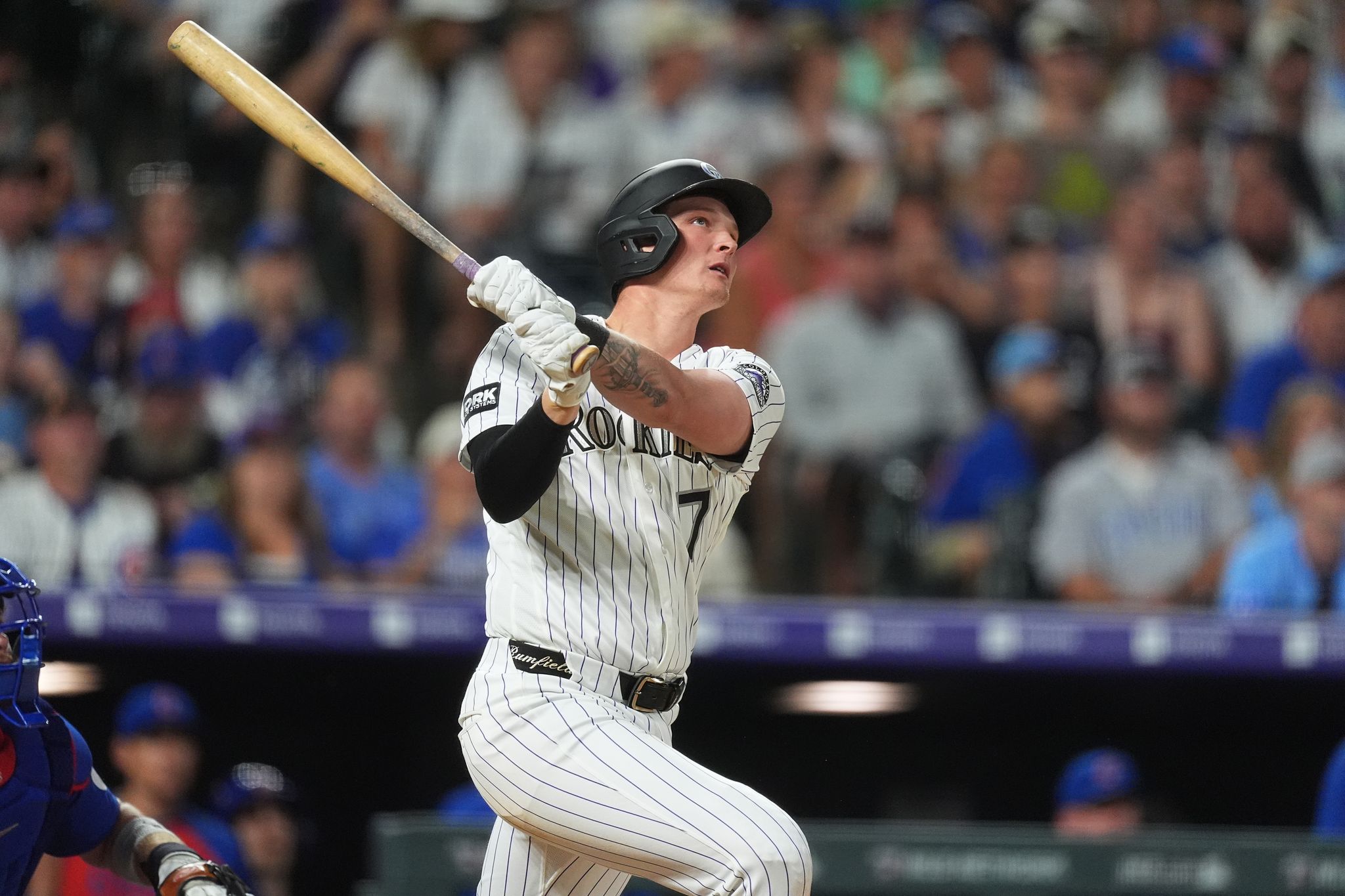 Thompson singles in winning run in 9th, Rockies beat Cubs 3-2